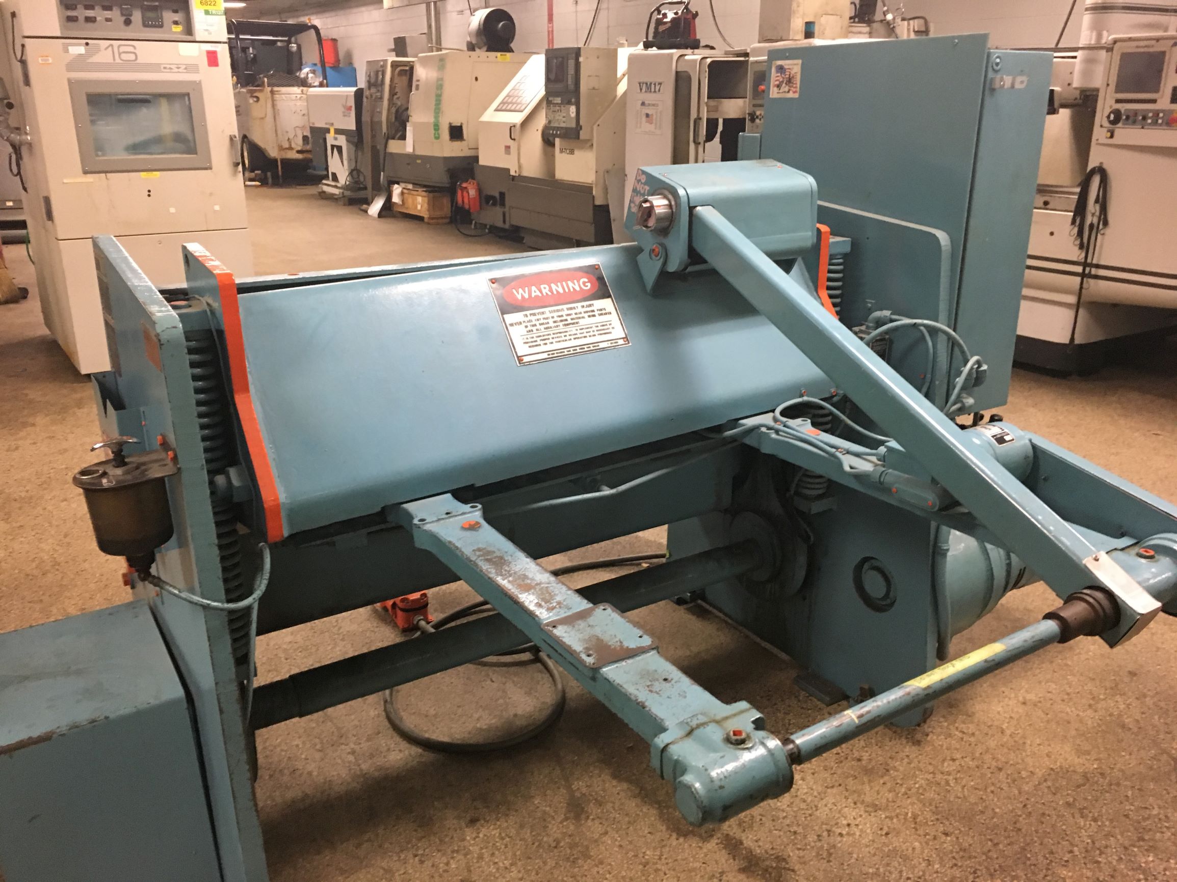 Niagara Model 1R-4 10 ga x 48″ Mechanical Power Shear, S/N 64513. | AMC