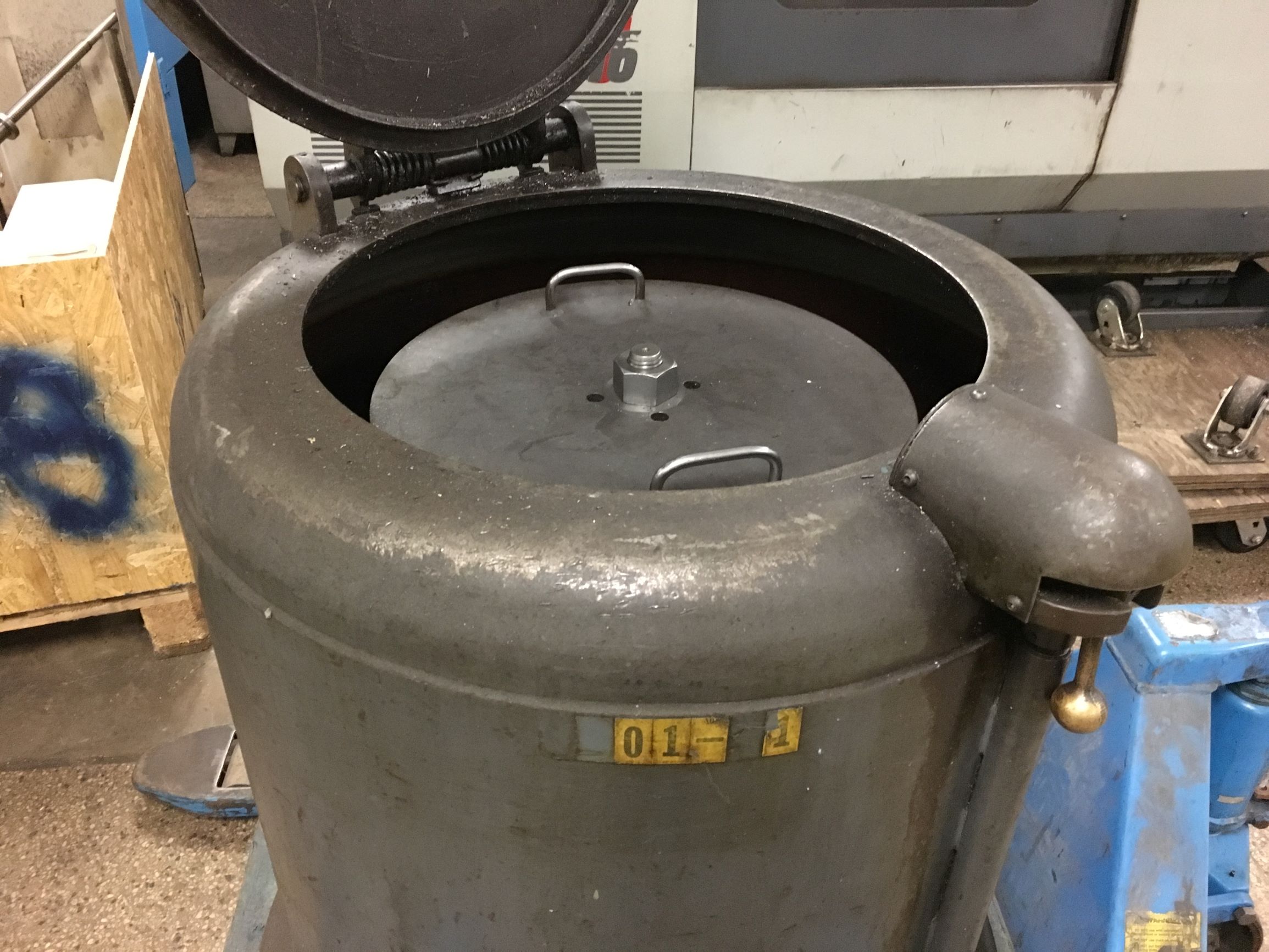 BARRETT Model 151-E Centrifugal Oil Extractor / Chip Spinner, S/N ...