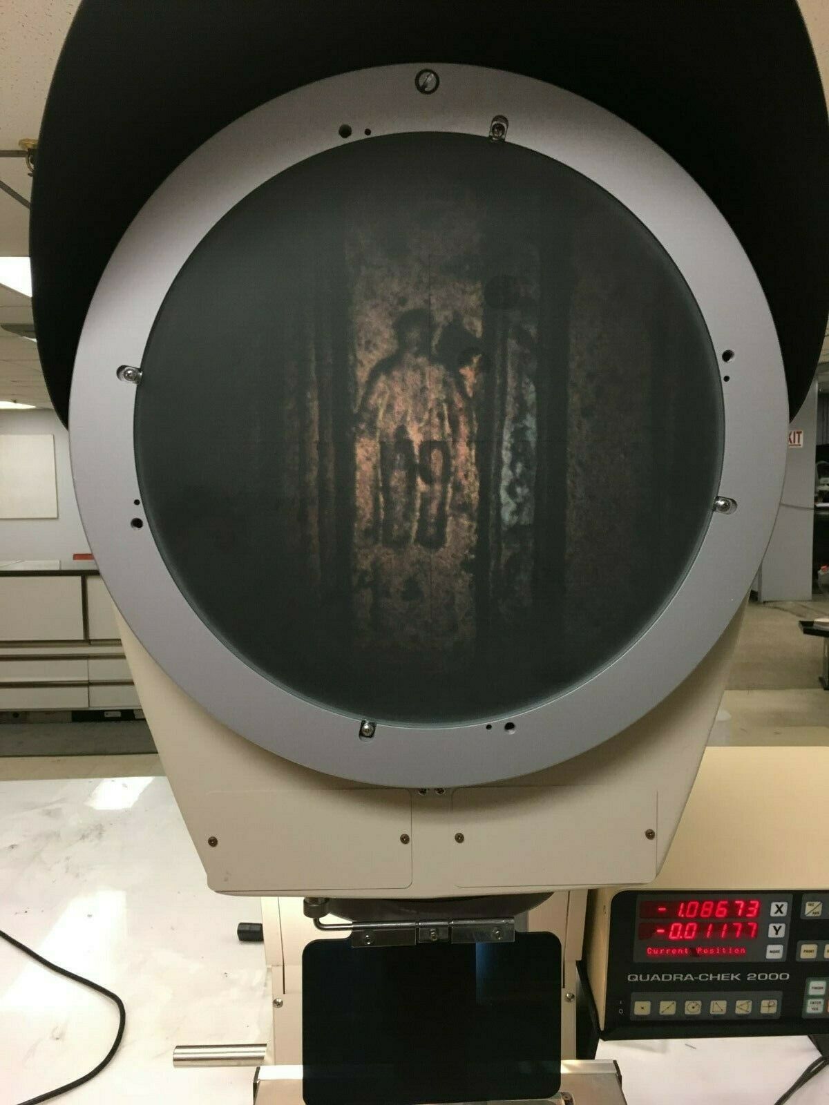 12″ Nikon Model V-12BS Bench Top Comparator / Profile Projector, S/N ...