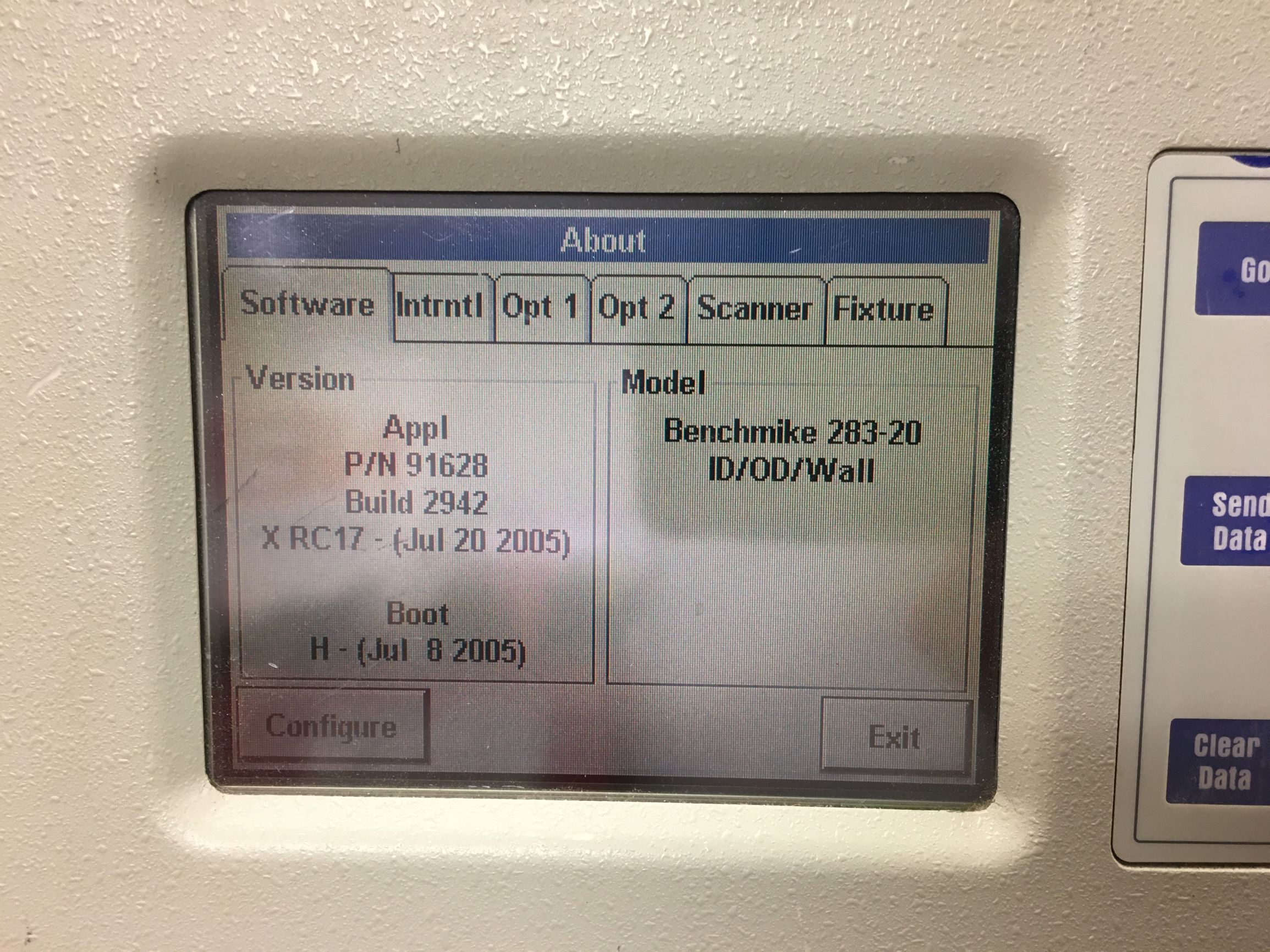 Beta Lasermike #283-20 Laser Micrometer, s/n 36-04-1032, New 2004. | AMC