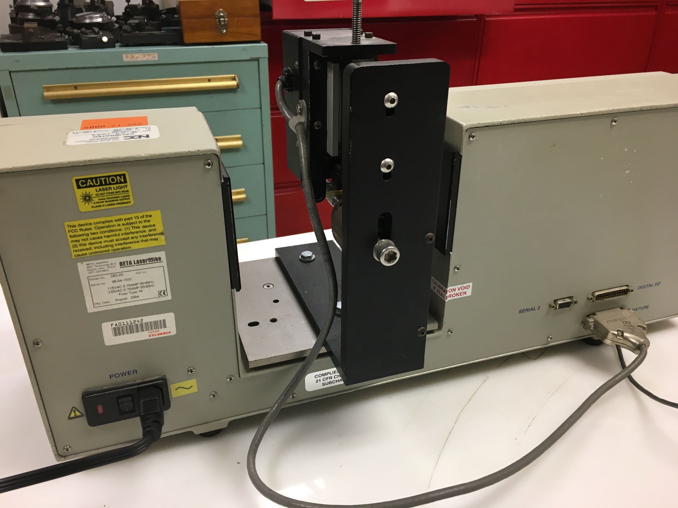 Beta Lasermike #283-20 Laser Micrometer, s/n 36-04-1032, New 2004. | AMC