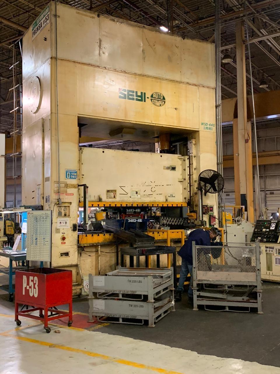 440 Ton SEYI Press with Feedline | Toledo Press