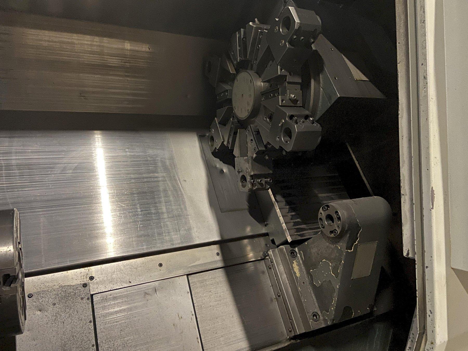 Hyundai Kia SKT21L CNC Lathe, 8″ Chuck, 2.5″ Bar Capacity, 20 HP, 12 ...