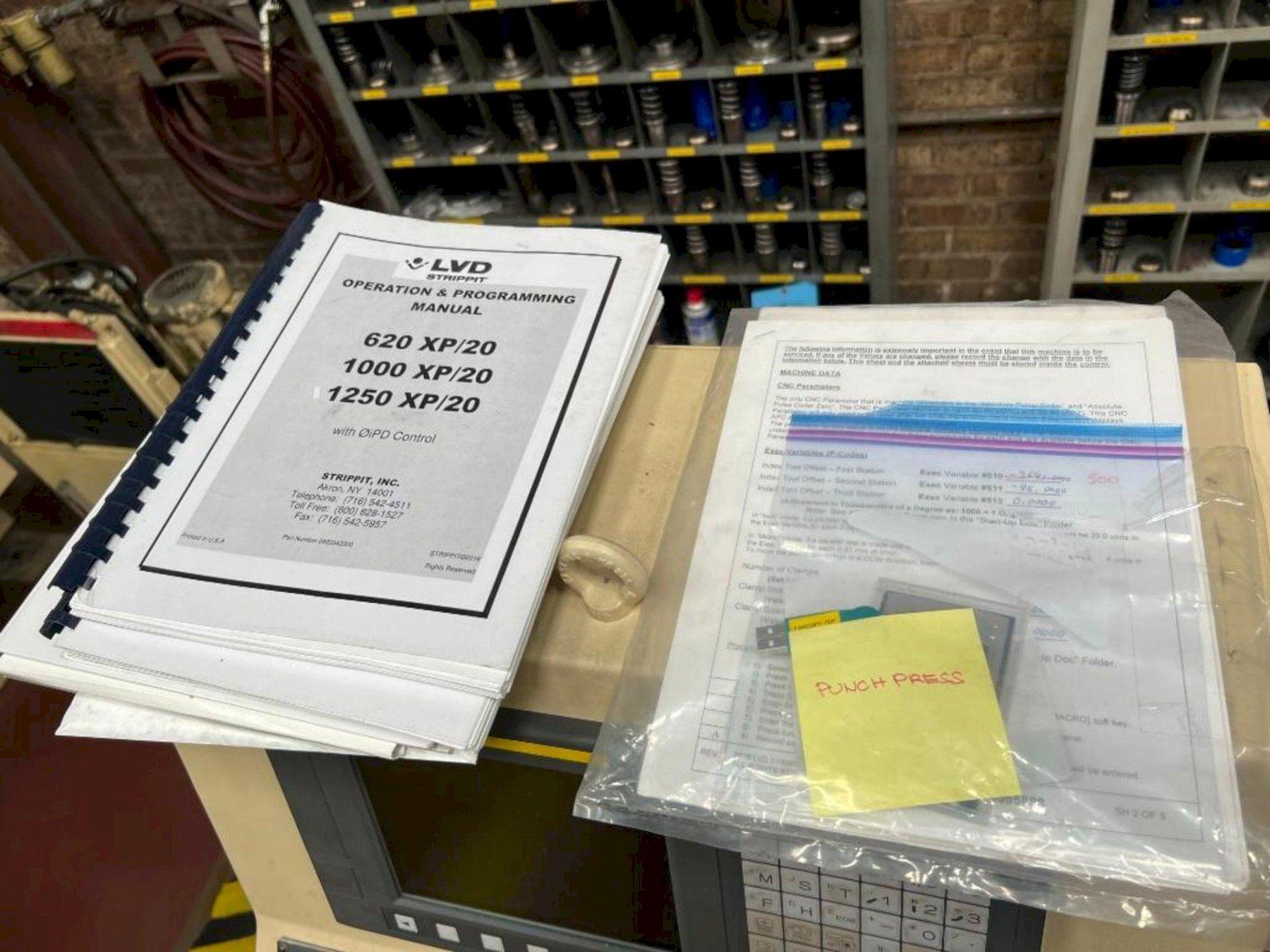 20 TON STRIPPIT U 1000 XP OiPD CNC TURRET PUNCH PRESS (2019 FACTORY ...