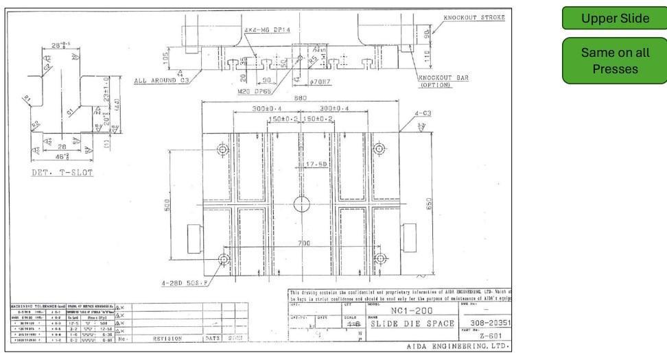 (3) 200 TON AIDA PRESS LINE, W/ STOCK FEEDER & TRANSFER SYSTEM: STOCK ...