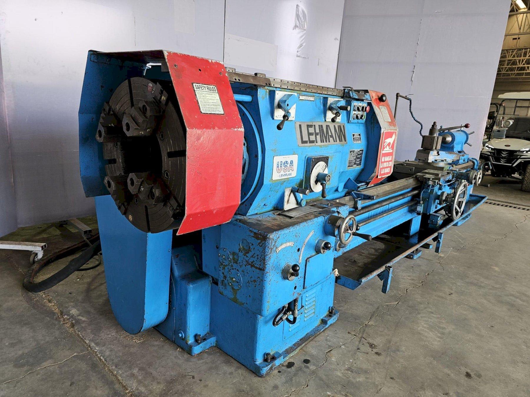 LEHMANN 25 TORNO HOLLOW SPINDLE ENGINE LATHE: STOCK #20750