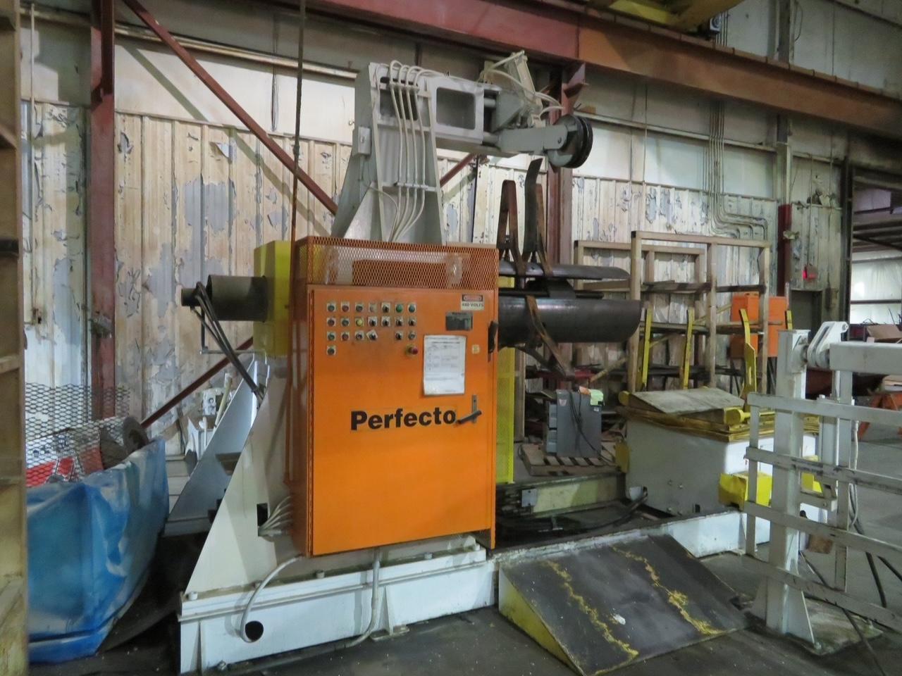 32,000# Perfecto Mandrel Uncoiler and Coil Car | Galaxie Corporation