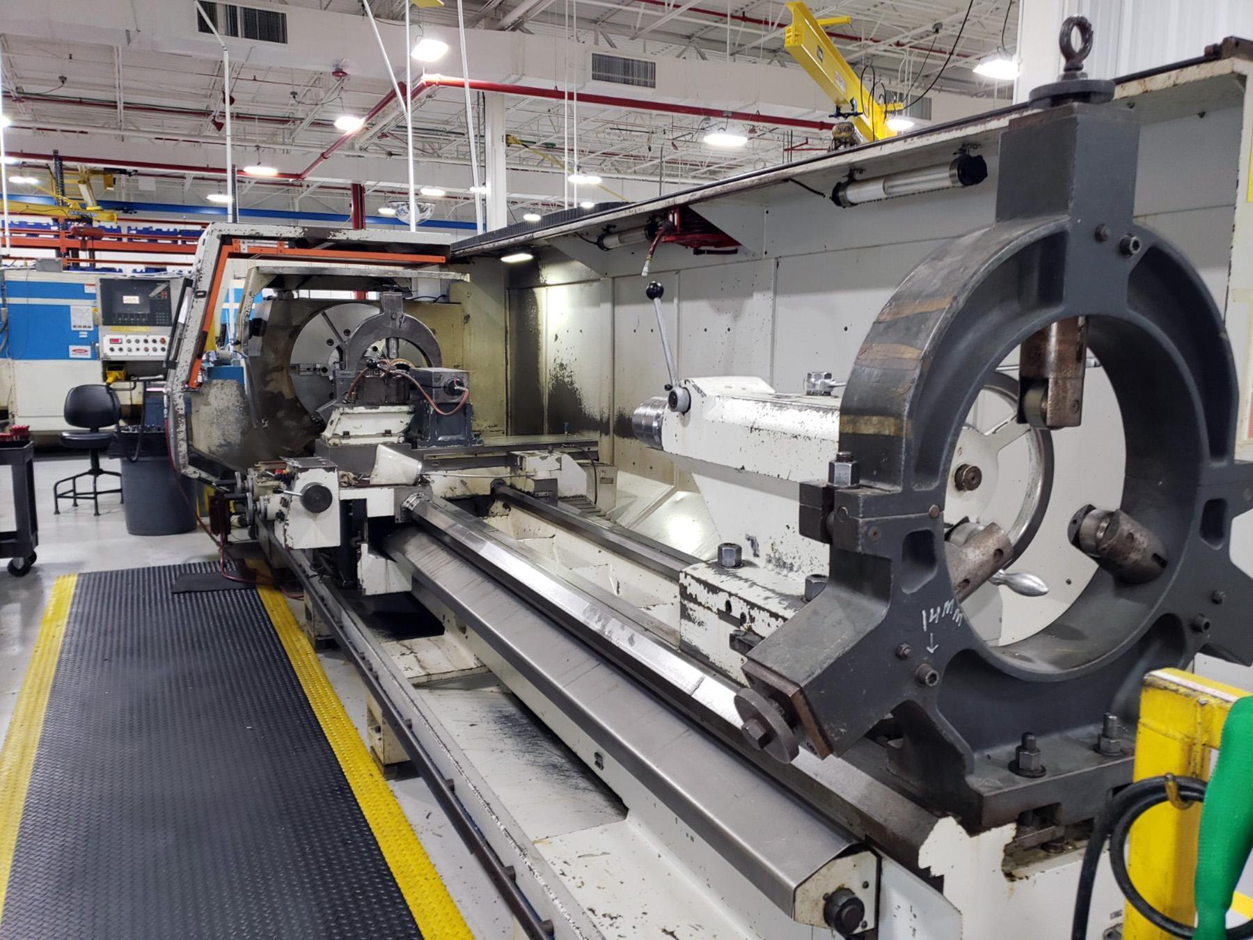 USED, WEILER MODEL E90 CNC HOLLOW SPINDLE LATHE | Harris Machine Tools