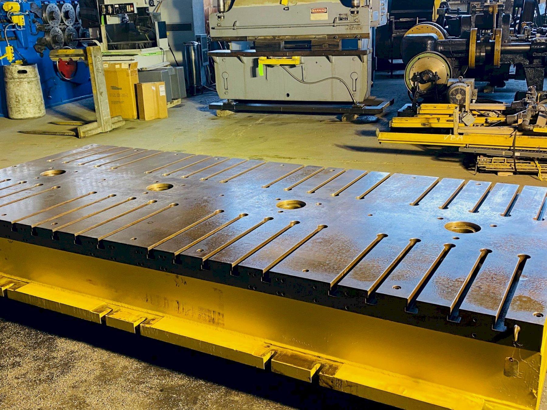 65″ x 143″ x 16″ T Slotted Floor Plate | G-2000 Inc.