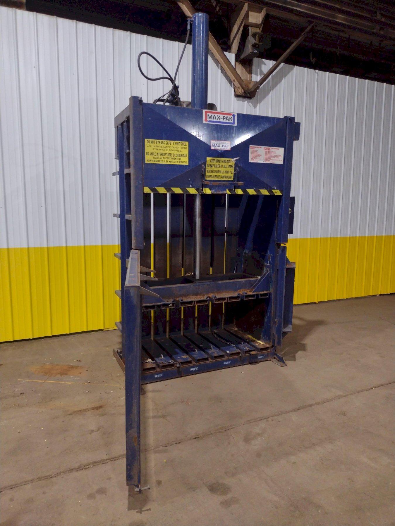 MAX-PAK MP60HD INDUSTRIAL BALER:STOCK#18085