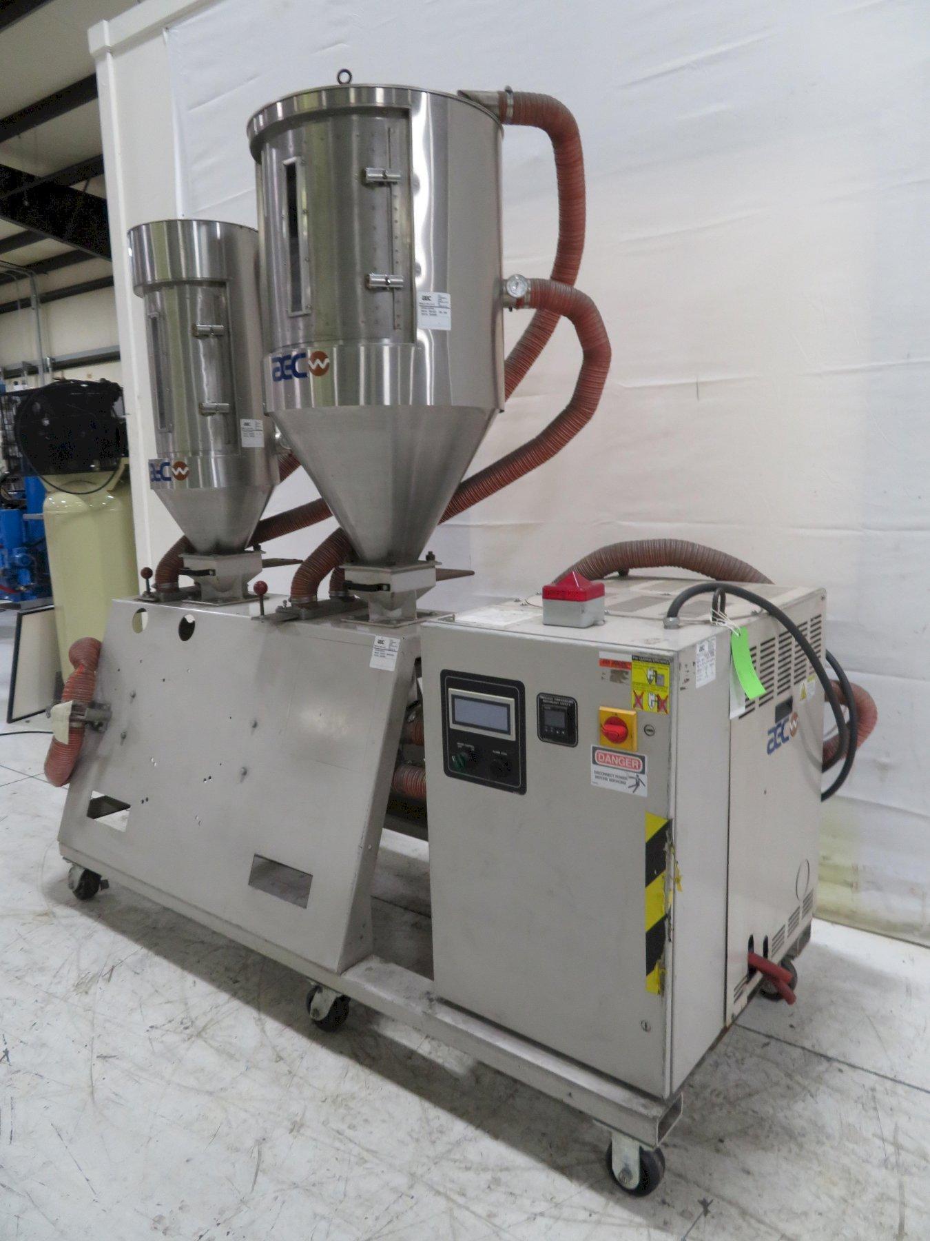 AEC Used AD30-F Dual Hopper Material Dryer, Desiccant, Approx. 30 lbs ...