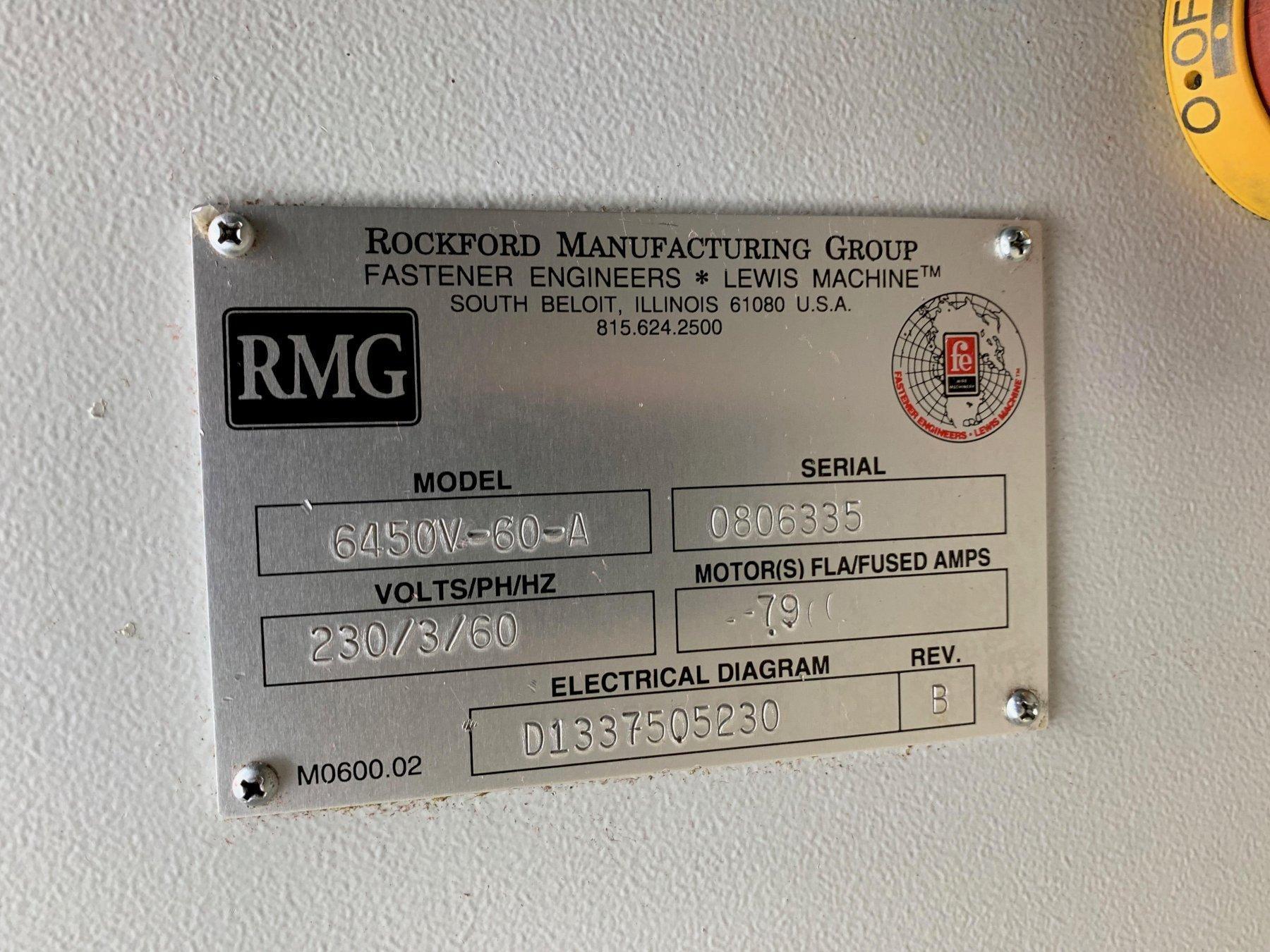 RMG MODEL 6450 POWERED WIRE PAYOFF/TURNTABLE | Blumberg Machinery Co.