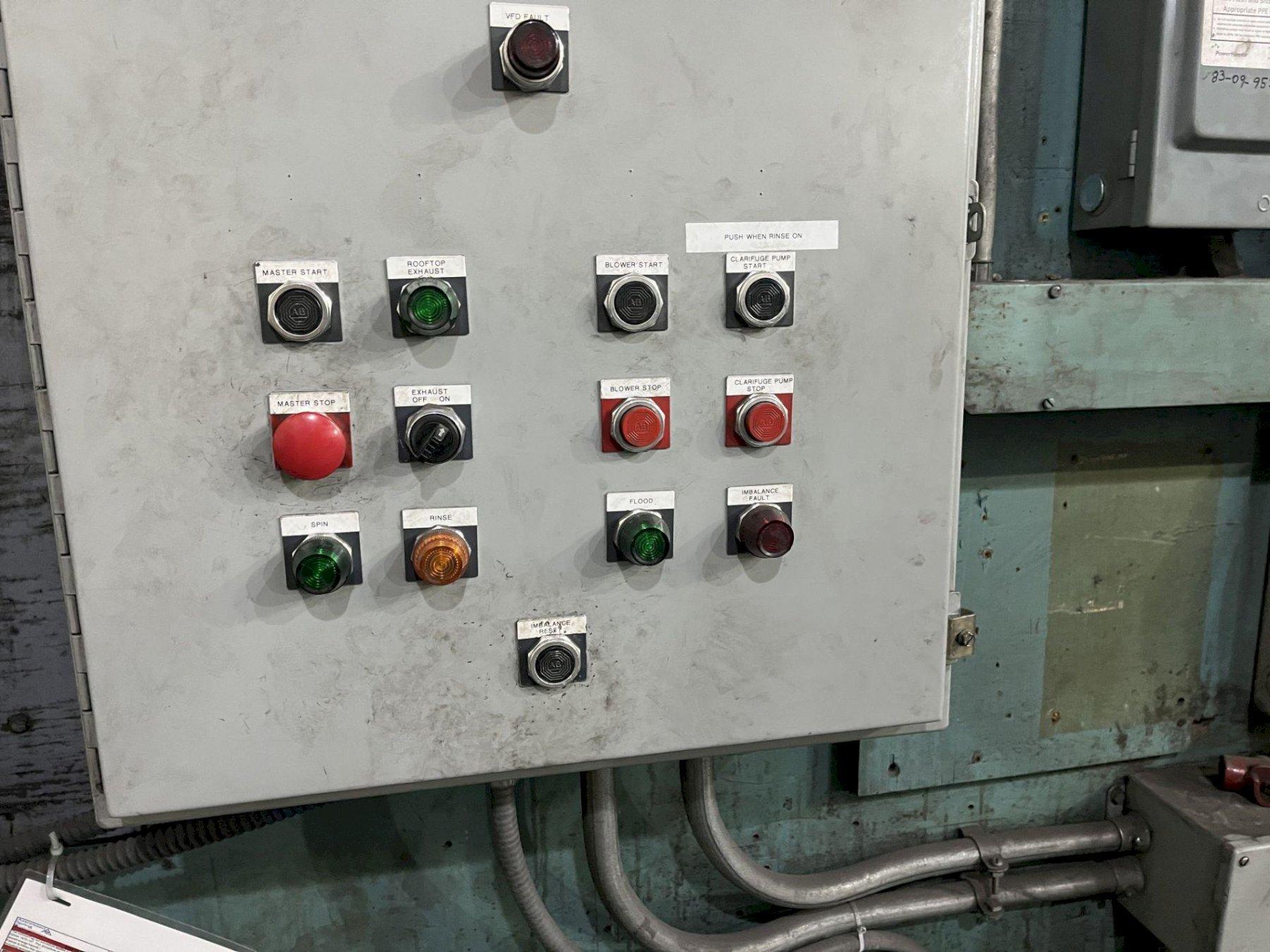 425 LB BARRETT MODEL #1100 EXTRACTOR CENTRIFUGE CHIP SPINNER WRINGER ...