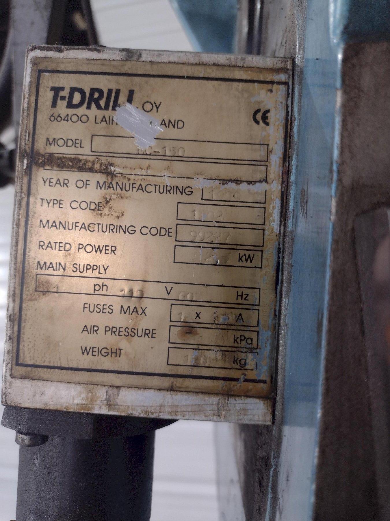 6-3/4″ T-DRILL MODEL #T-150 PIPE COLLARING MACHINE: STOCK 22870