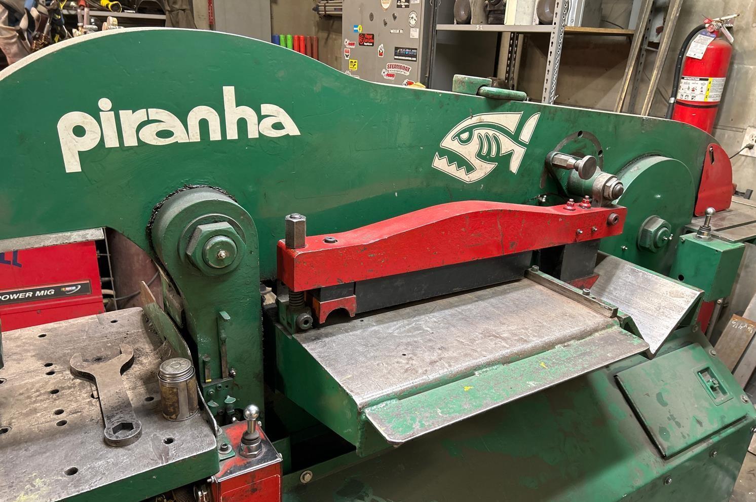 PIRANHA HYDRAULIC IRONWORKER: STOCK #18845