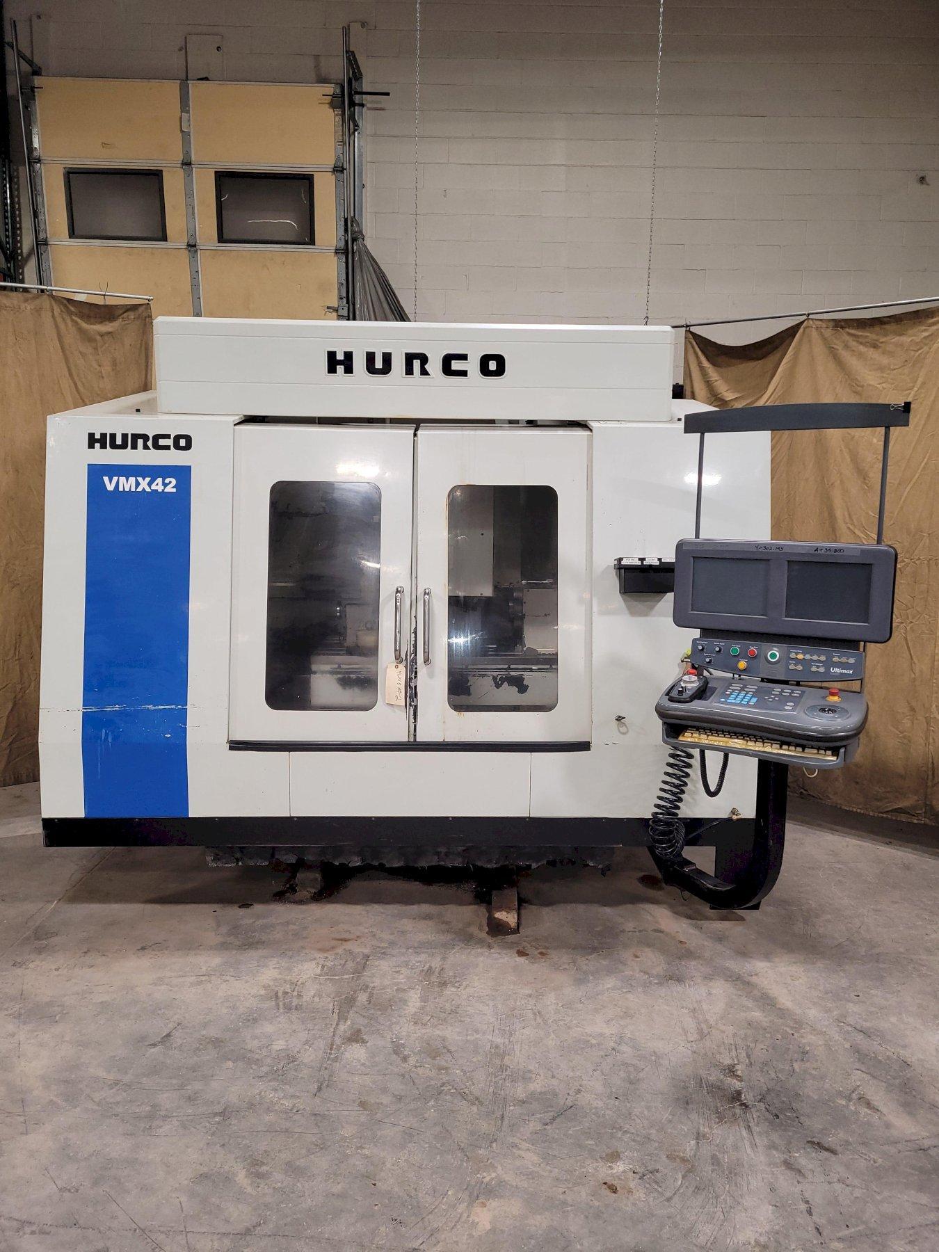 Hurco VMX42 Vertical Machining Center W/4th Axis Rotary. | Adams ...