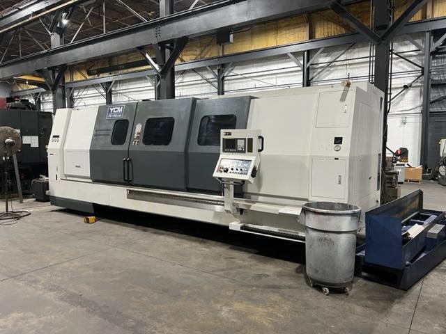 YCM TC46/3200 CNC Lathe, Fanuc TXP-100FA, 18″ Chuck, 134″ Centers, 4.6 ...