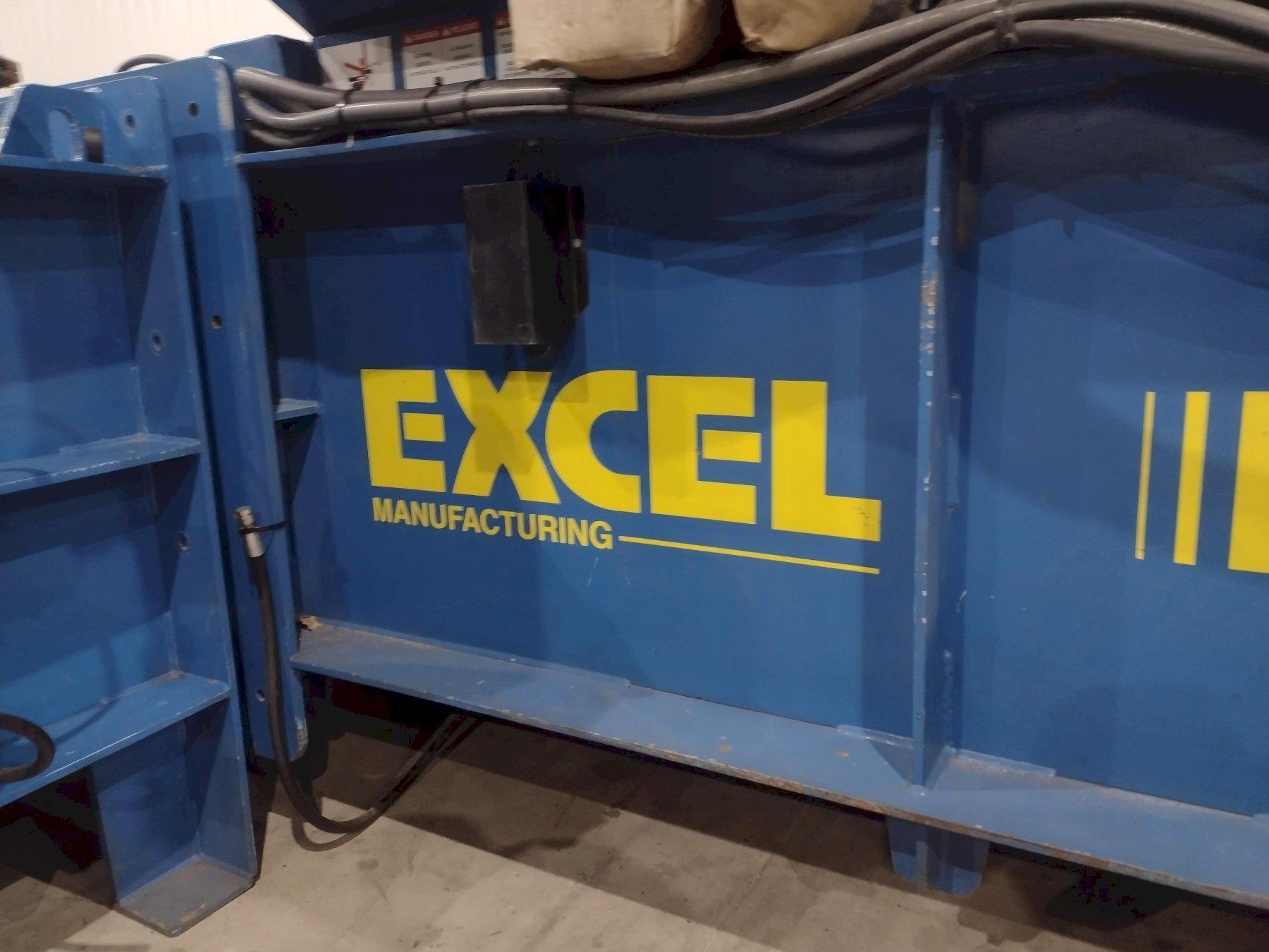 60″ x 30″ EXCEL MODEL #2R63 TWO-RAM AUTOMATIC HORIZTONAL BALER W/ AUTO ...