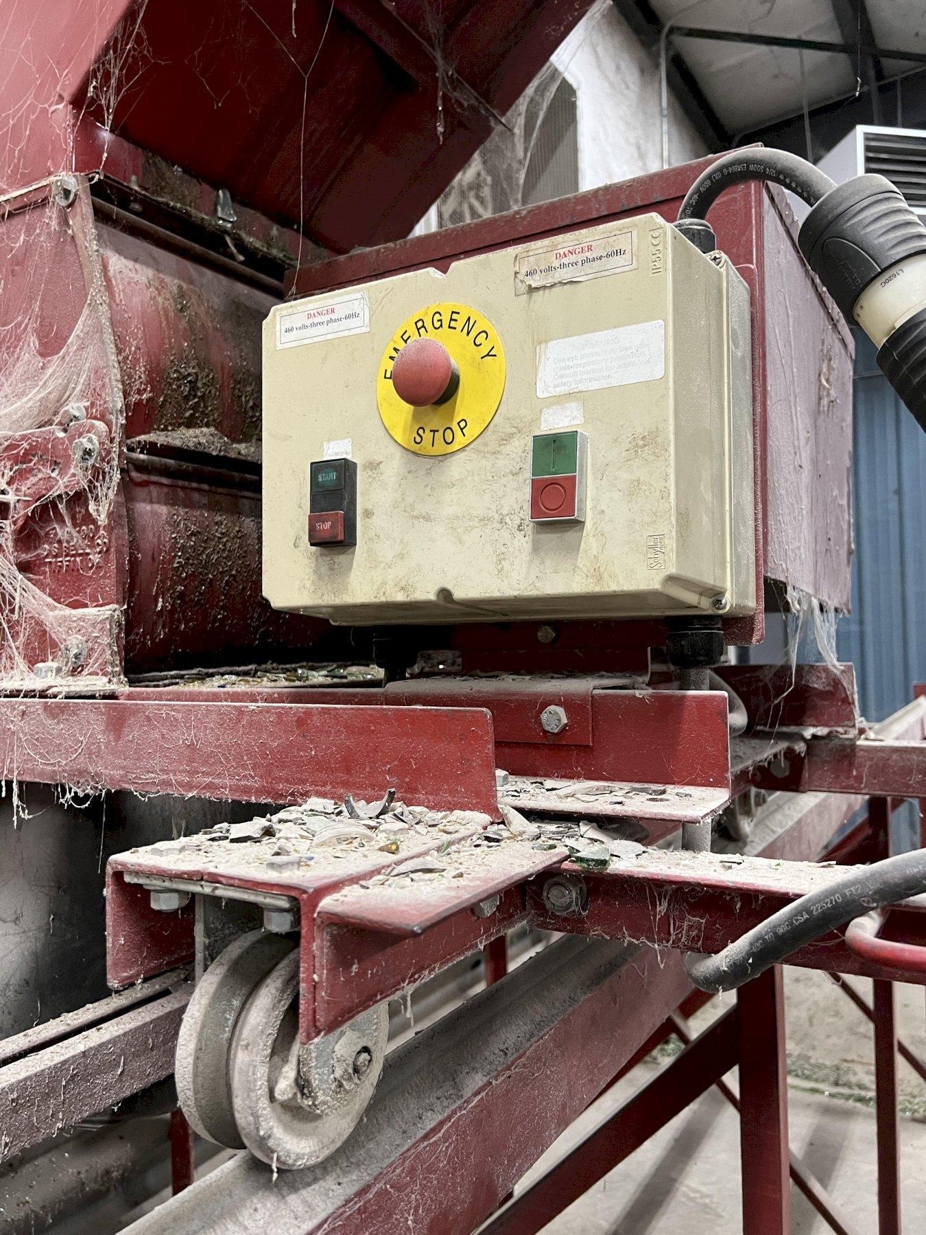 C.S. BELL MODEL #HMG-40 GLASS CRUSHING & RECYCLING SYSTEM: STOCK #17912