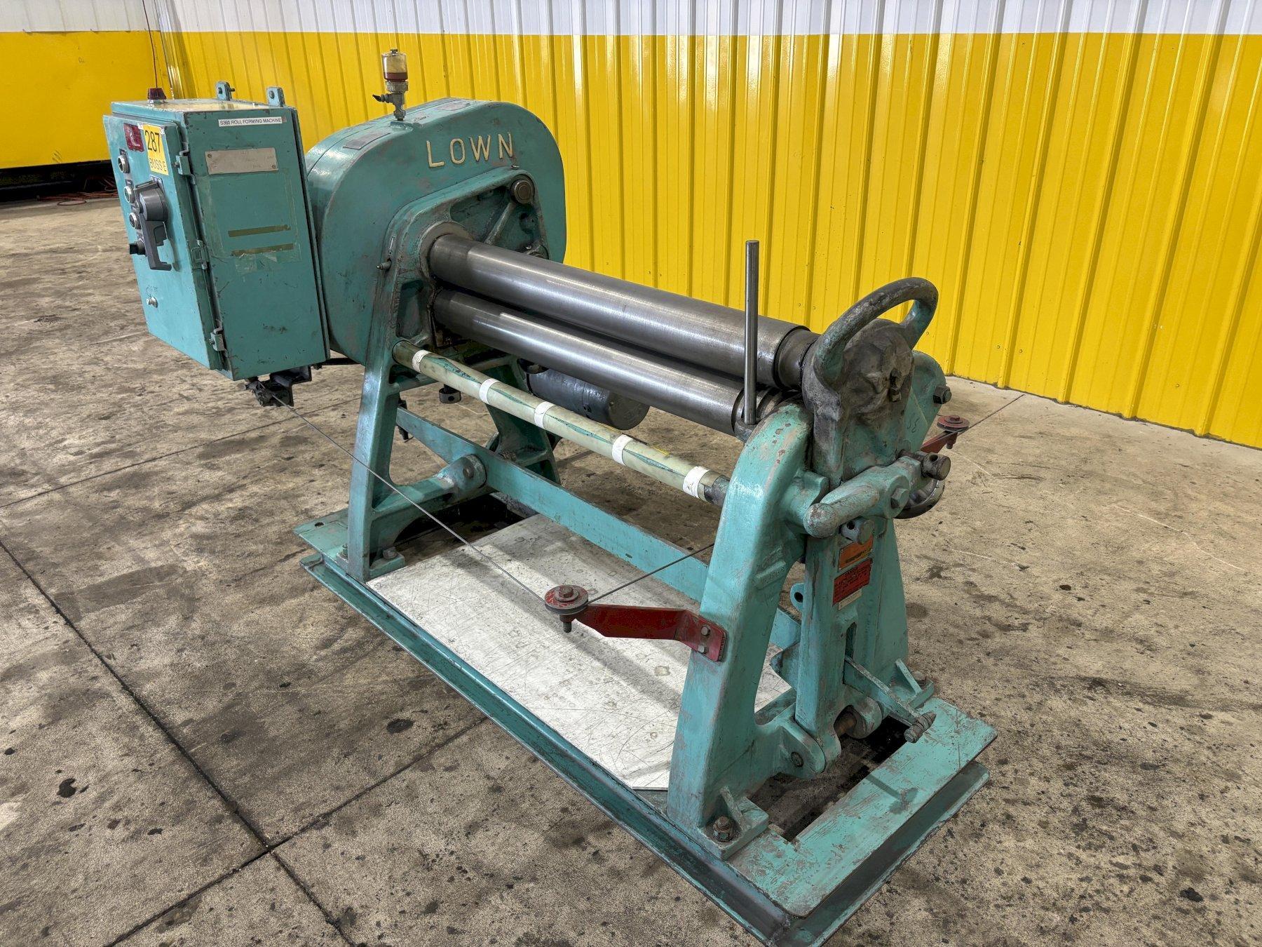 38″ X 13 GAUGE LOWN MODEL #B400 POWER PLATE BENDING ROLL: STOCK #22034