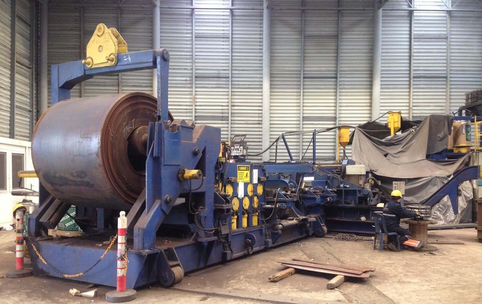 2235mm x 20mm API Ozemek Spiral Pipe Mill Year 2004 (Mobil Spiral Mill ...