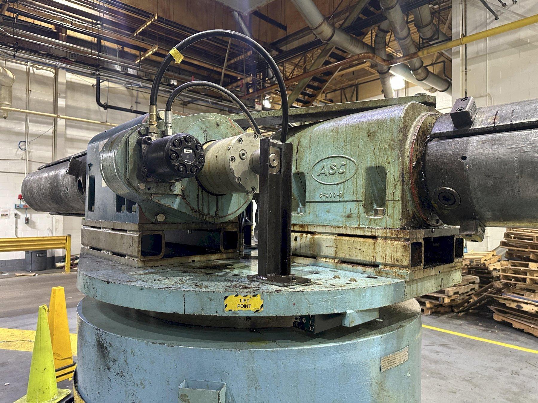 20,000 LBS X 60″ ASC MODEL 20/25W DOUBLE END POWERED UNCOILER WITH ASC ...