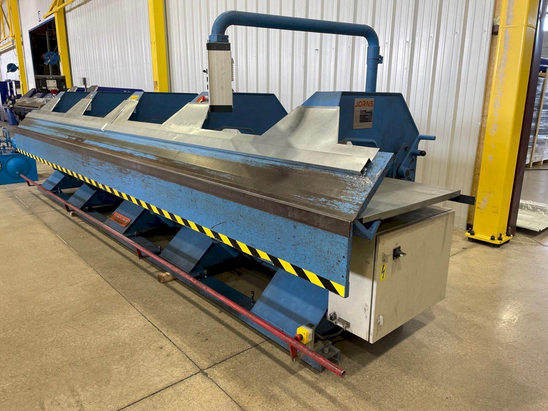 21′ X 18 GAUGE JORNS MODEL #MAXI-LINE-150SW-SO-CNC800-6.4 HYDRAULIC ...