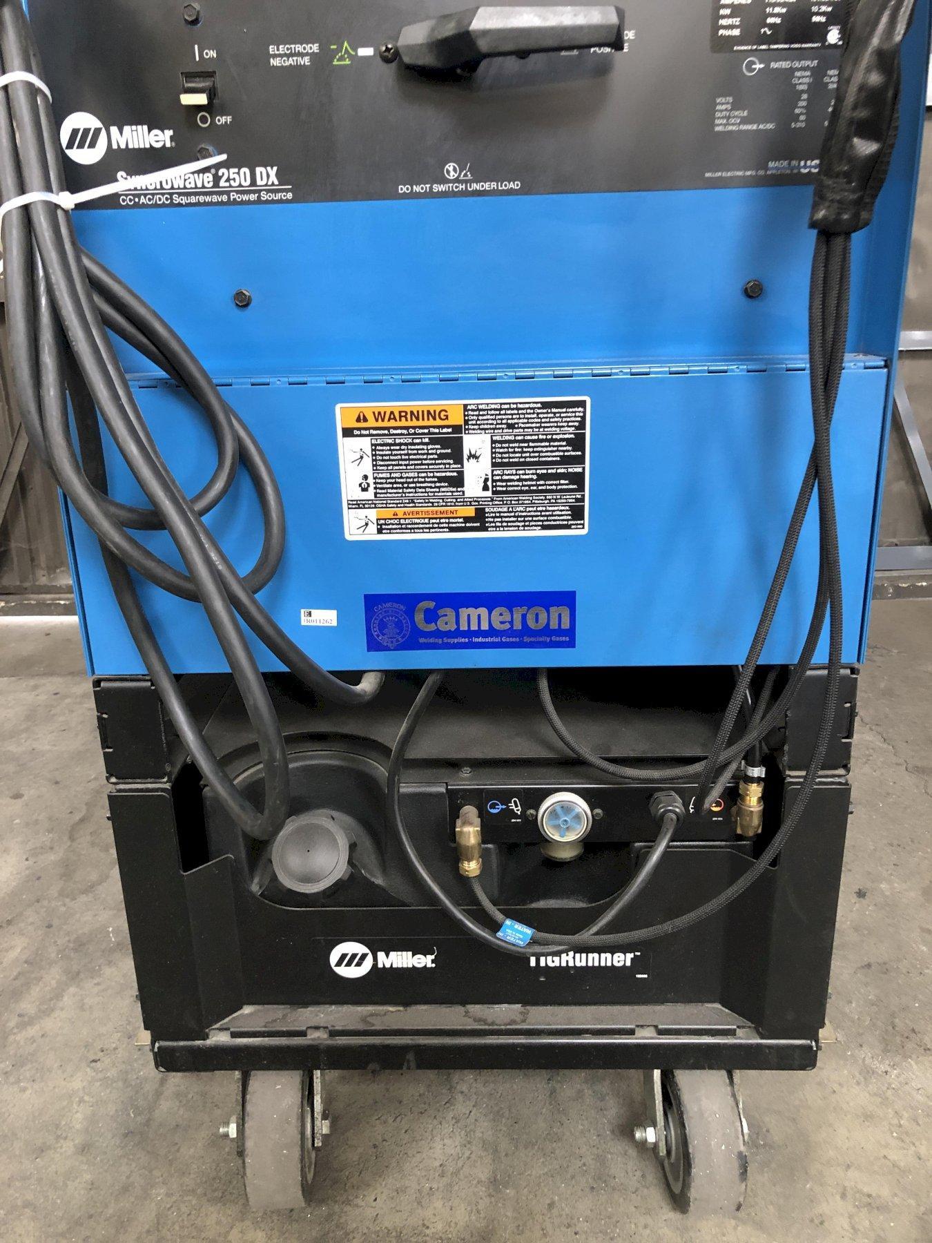 Miller Syncrowave 250 DX TIG Welder equipped with TIG Runner | American Commercial Trading Inc.