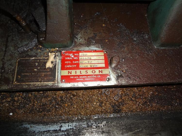 Nilson Model 752 Fourslide Machine | FH Machinery Inc.