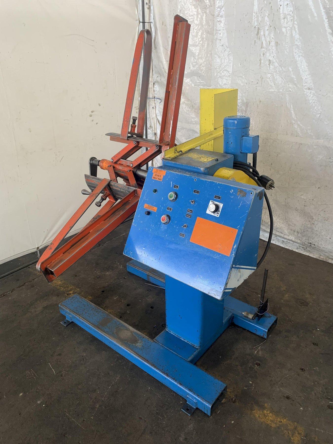 1,500 LB X 12″ PRESS ROOM EQUIPMENT PR-121500 POWERED UNCOILER. STOCK ...