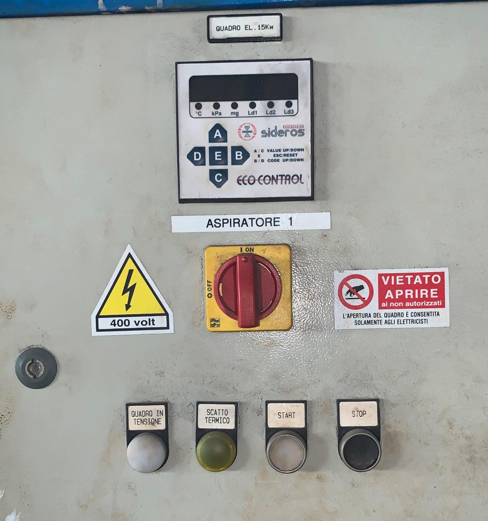 SIDEROS ENGINEERING ECOPLASMA DEBRIS COLLECTION SYSTEM: STOCK #11254