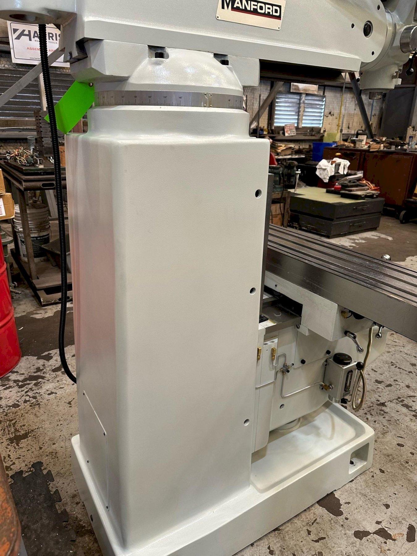 Used, Manford Model L-SP-500VS Vertical Turret Milling Machine | Harris ...