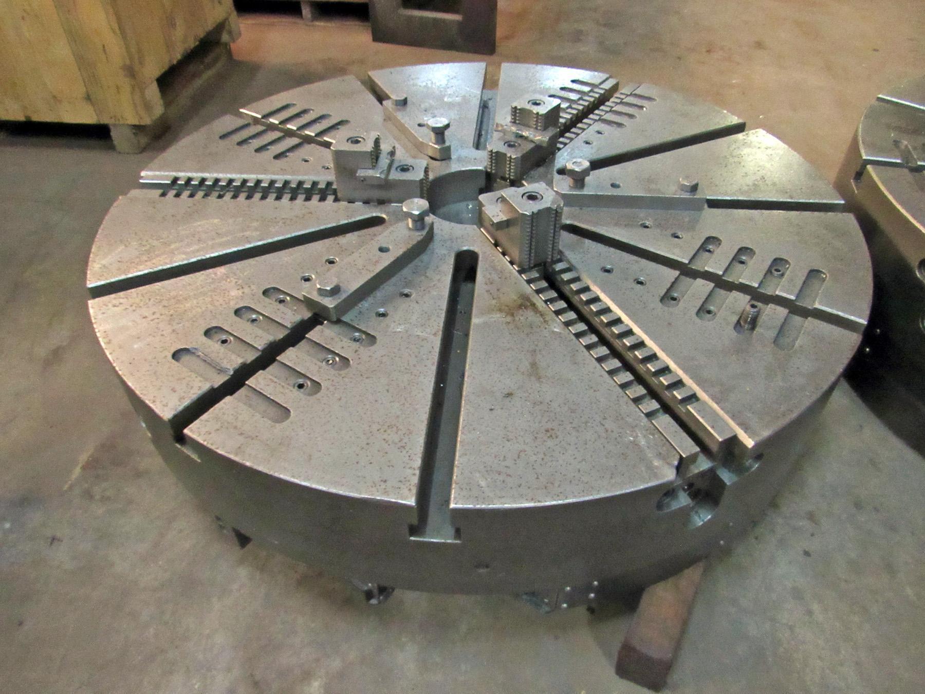 USED, 48″ 3-JAW CHUCK FROM GIDDINGS & LEWIS VTC 48 CNC VERTICAL BORING ...