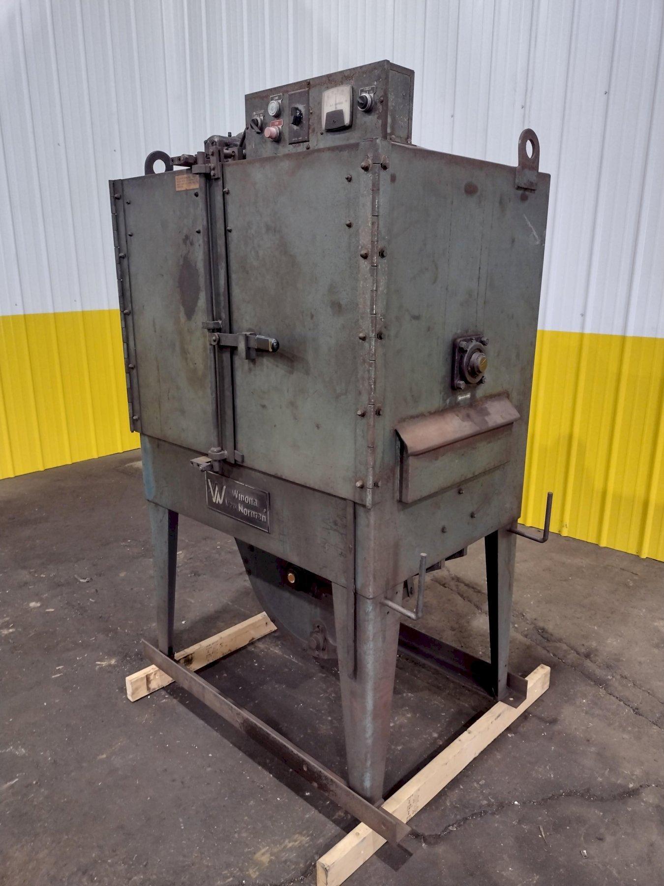 11.4 CU FT A-E-S MODEL #STEELABRATOR B-150 SHOT BLAST BARRELL TUMBLER ...