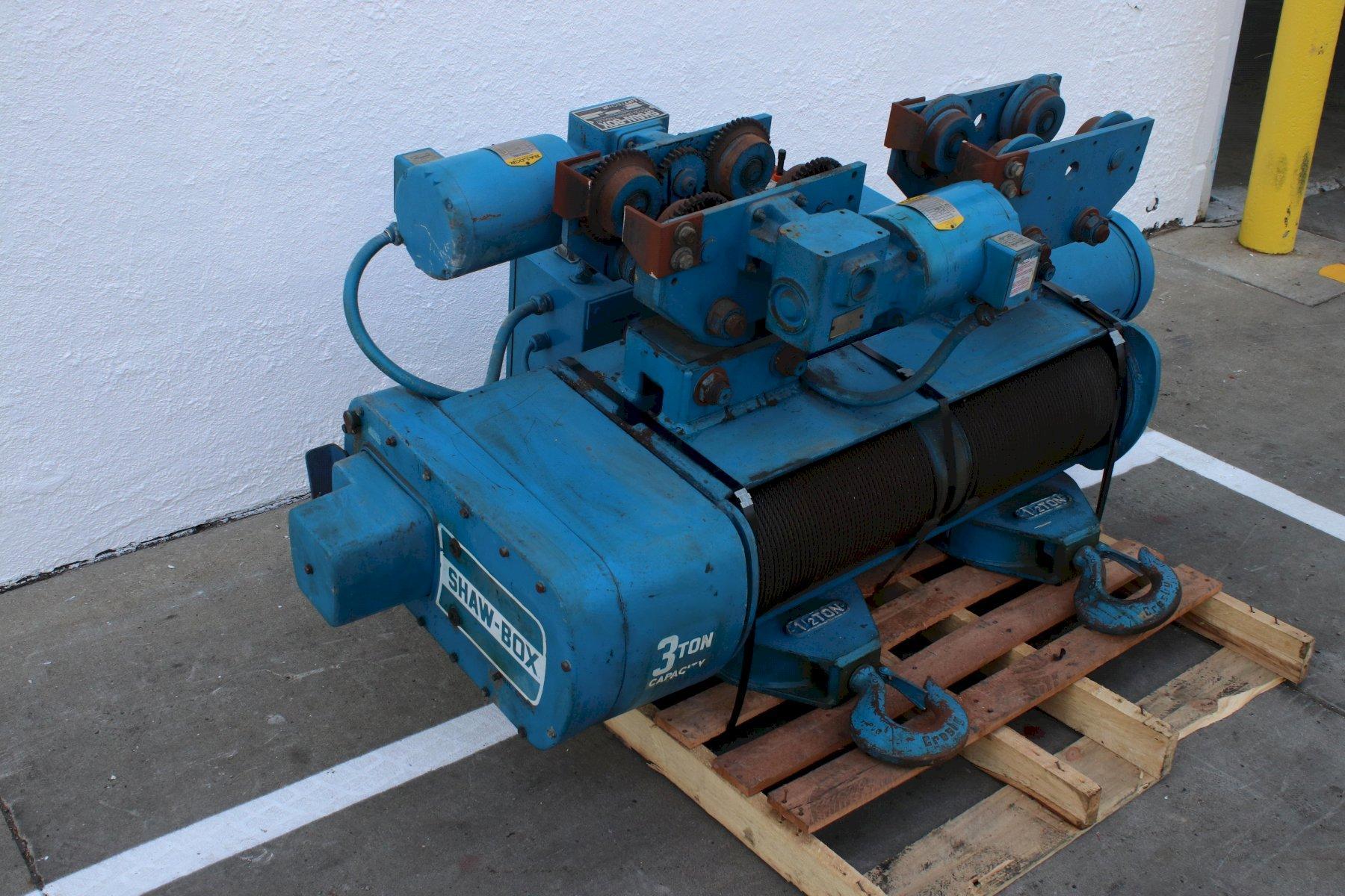 SHAW BOX - Hoists (All Types) | Machine Hub