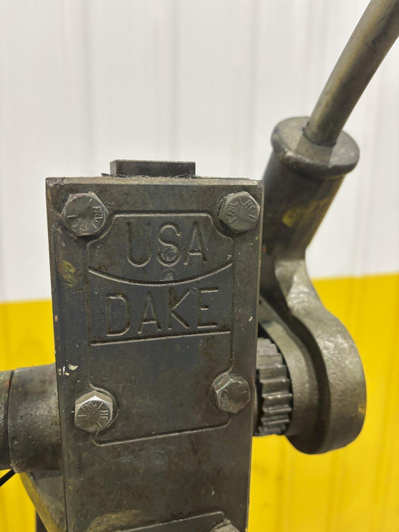 DAKE MODEL 1-1/2 B1 ARBOR PRESS: STOCK #22500