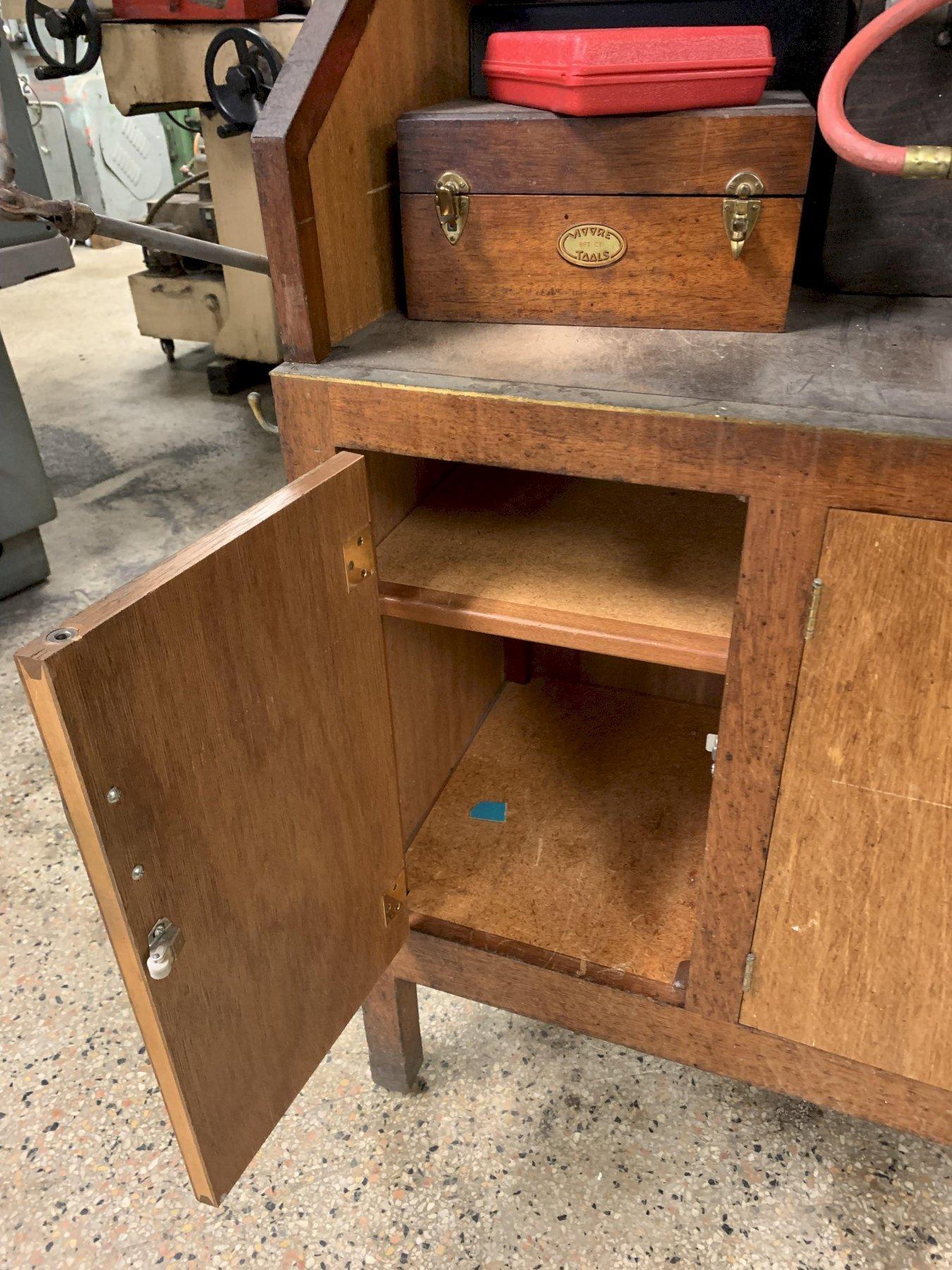 Moore Special Tool Mahogany Storage Cabinet / Desk | AMC