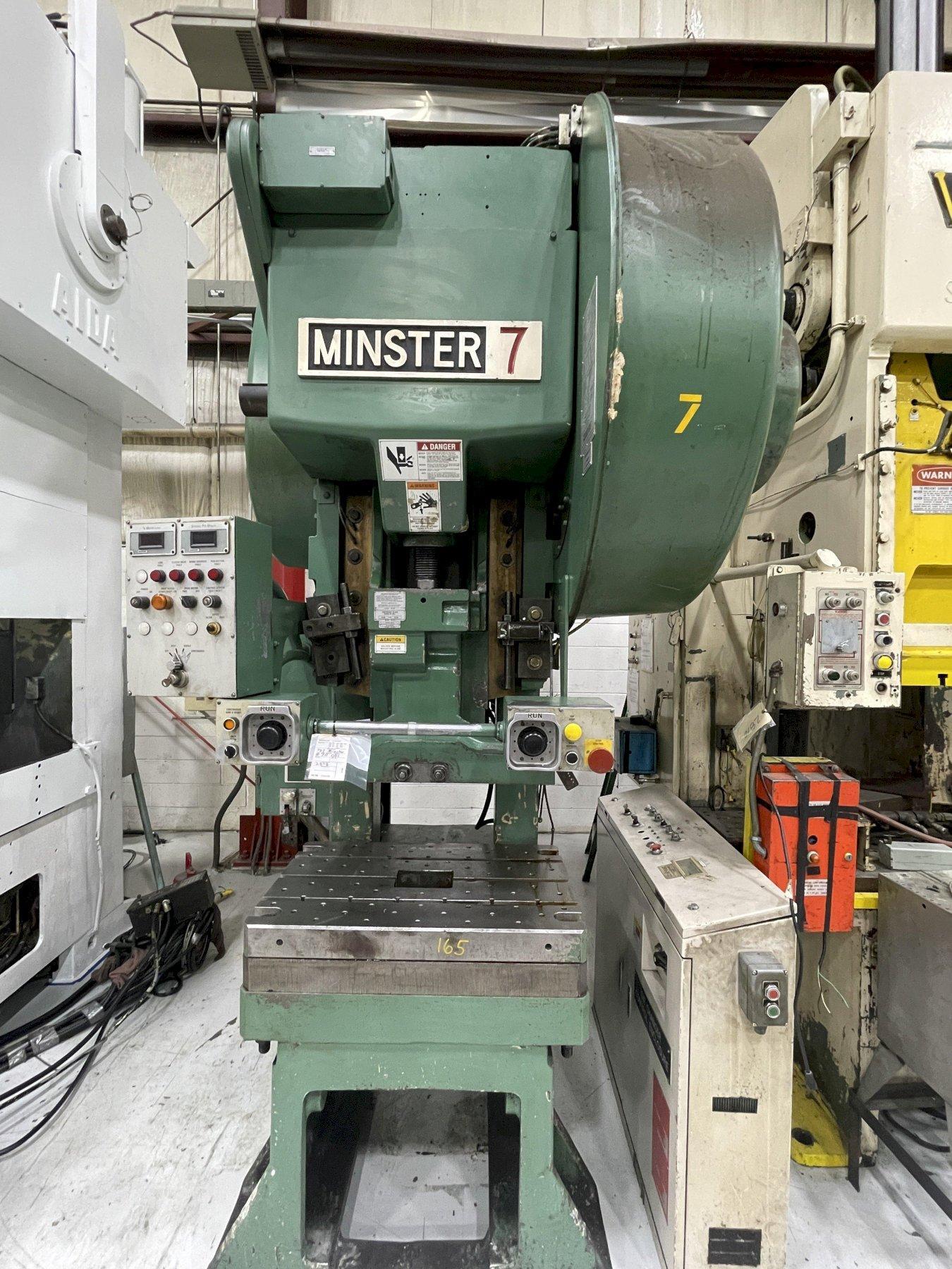 MINSTER #7-SS OBS Geared Press - Presses, Gap Frame, Single Crank ...