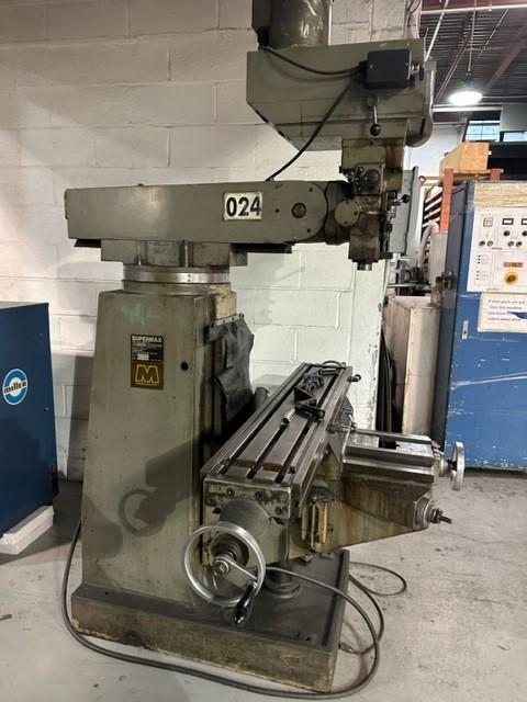 SUPERMAX HORIZONTAL MILLING MACHINE: STOCK #19651