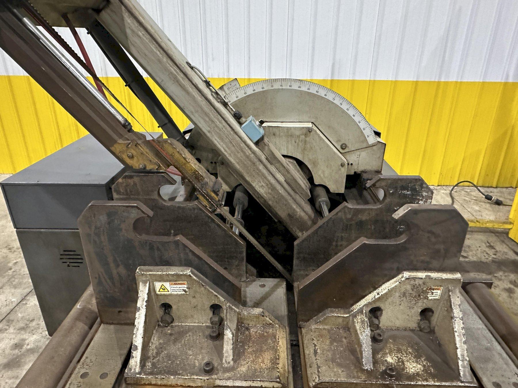 HYD-MECH V-18 SERIES II SEMI-AUTOMATIC TILTING FRAME VERTICAL BANDSAW ...