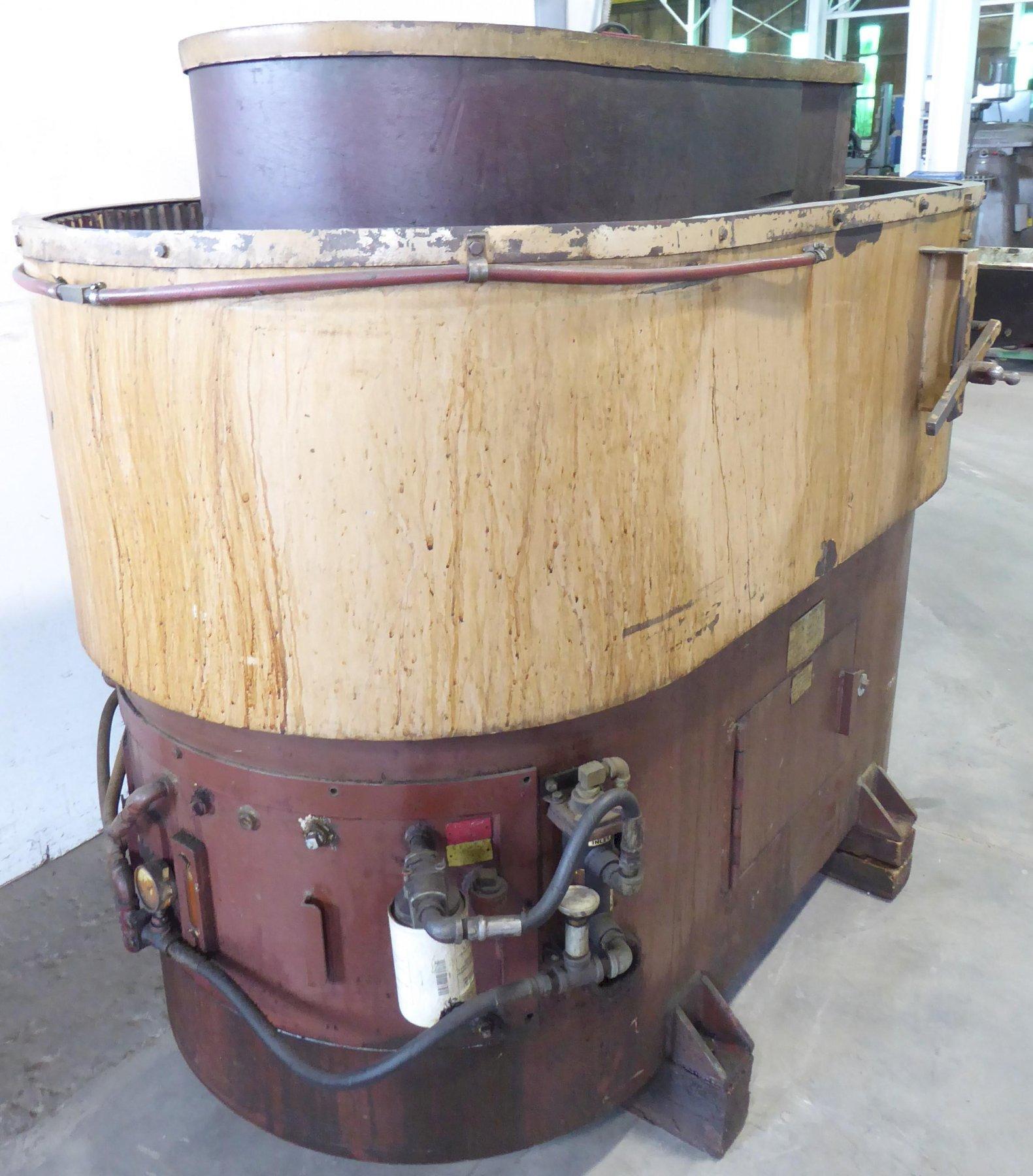 8 Cu.Ft. Rosemont Vibratory Finisher RB 10.8, Oval Tub, Seperator, As ...