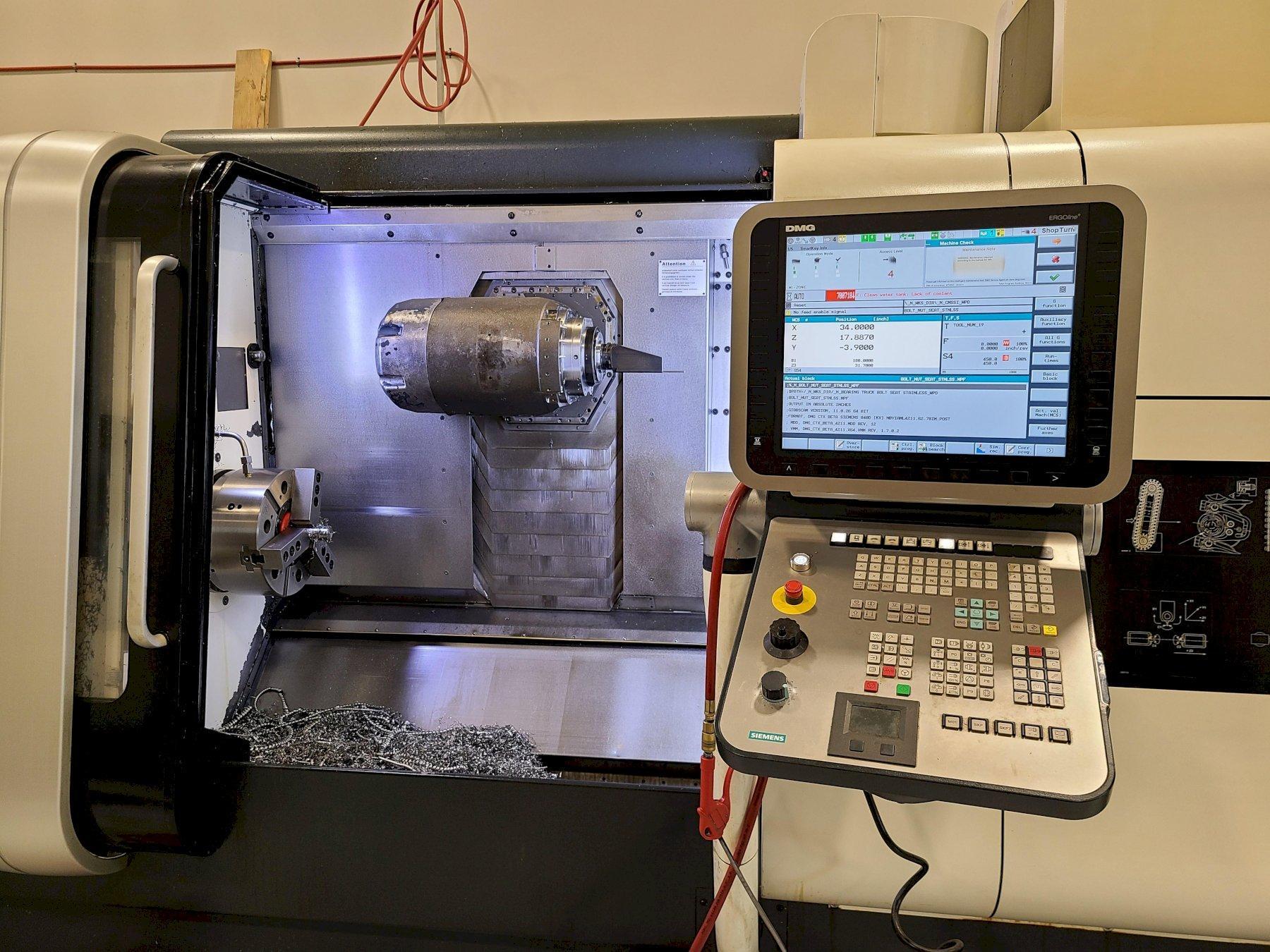 DMG Mori CTX beta 1250TC CNC Multi-Tasking Lathe For Sale Used 2013 ...