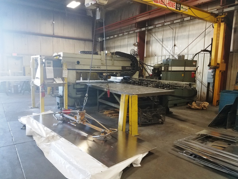 40 TON WHITNEY 3400 RTC-60 PLASMA PUNCH | Blumberg Machinery Co.