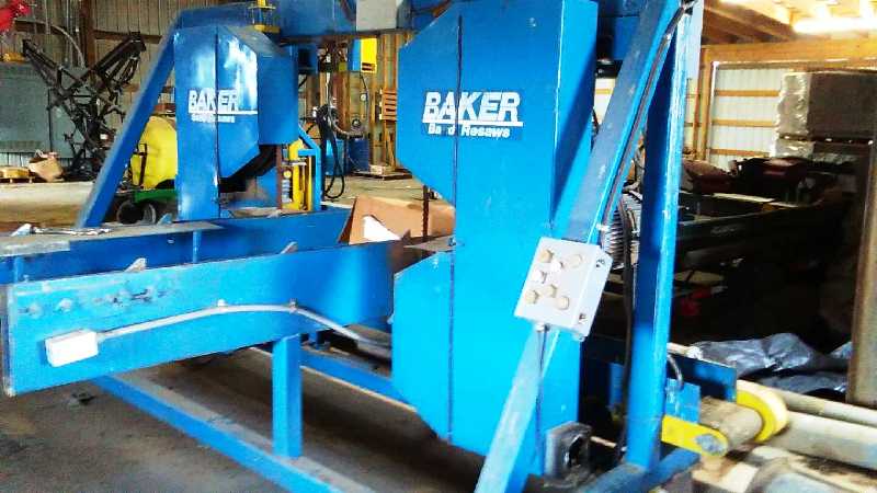BAKER MODEL BBDET-0 DOUBLE END TRIM SAW | Blumberg Machinery Co.