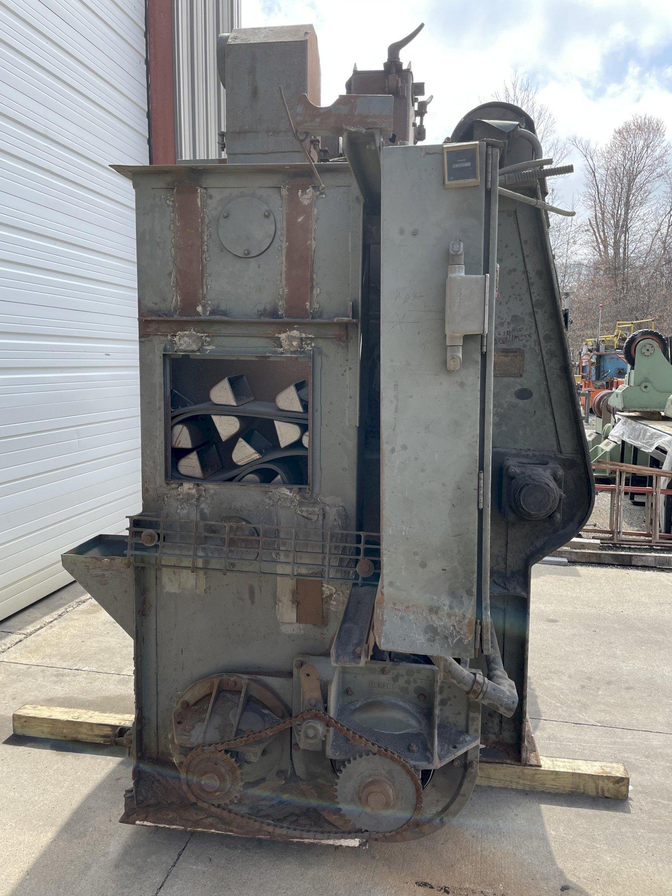 12 CU FT PANGBORN MODEL 12GN ROTOBLAST BARREL TYPE TUMBLE BLAST MACHINE ...