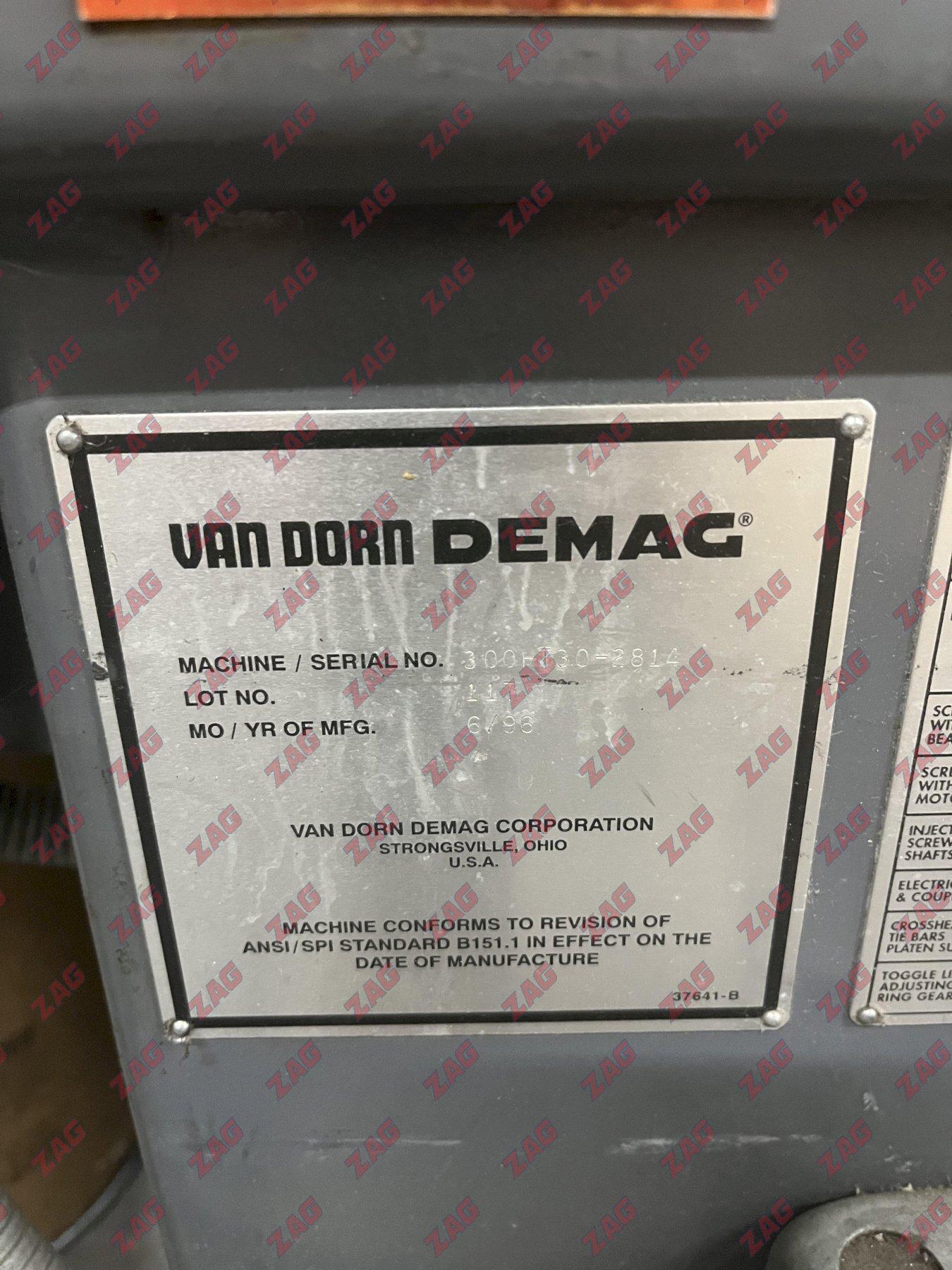 Van Dorn Used 300HT Injection Molding Machine, 300 ton | Zag Equipment ...