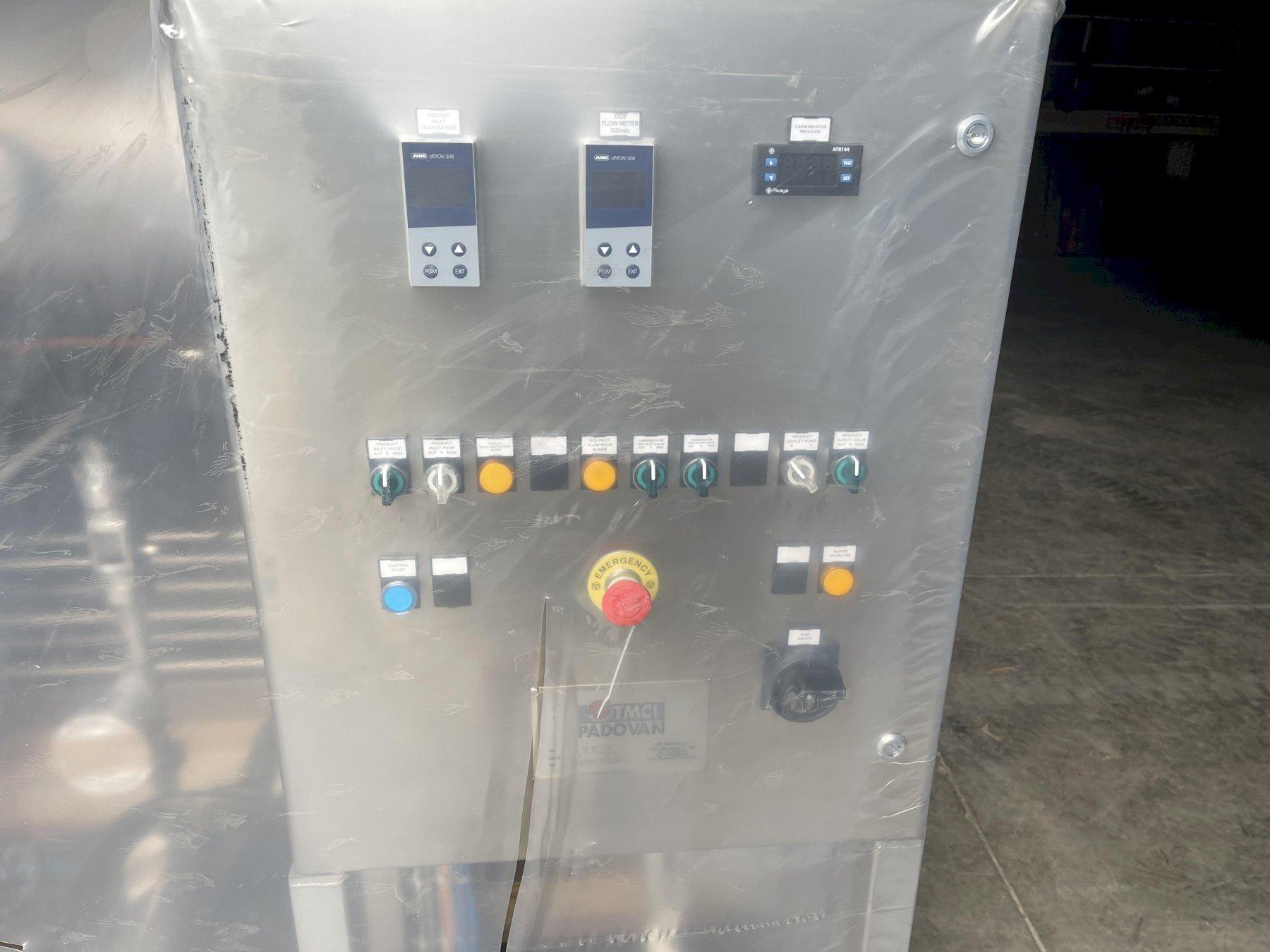 Padovan Semi-Automatic Carbonator Unit with Flow-Meter Dosing System for CO₂, New Condition ...