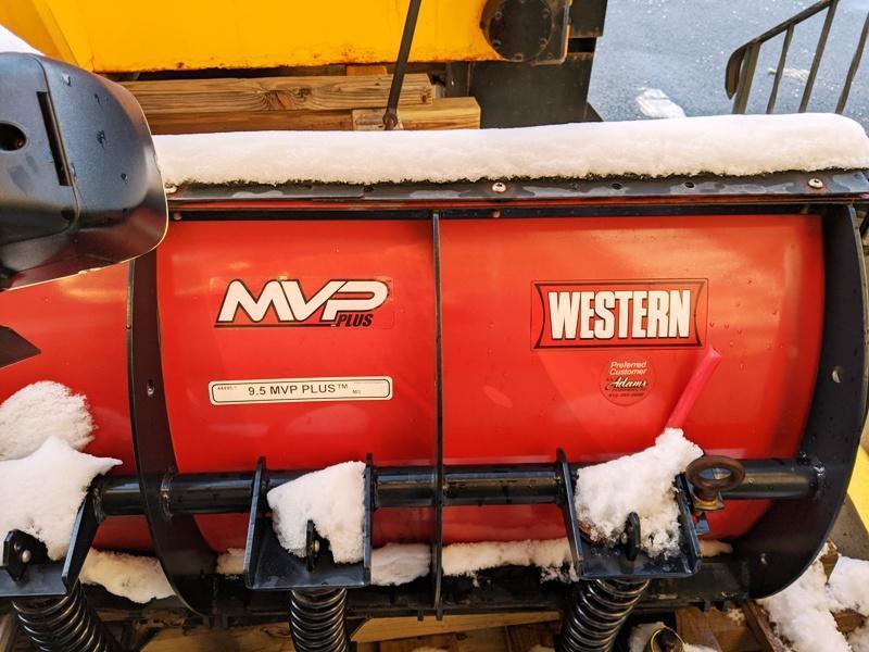 8′ WESTERN MVP PLUS DOUBLE BLADE V-PLOW ATTACHMENT | Blumberg Machinery Co.