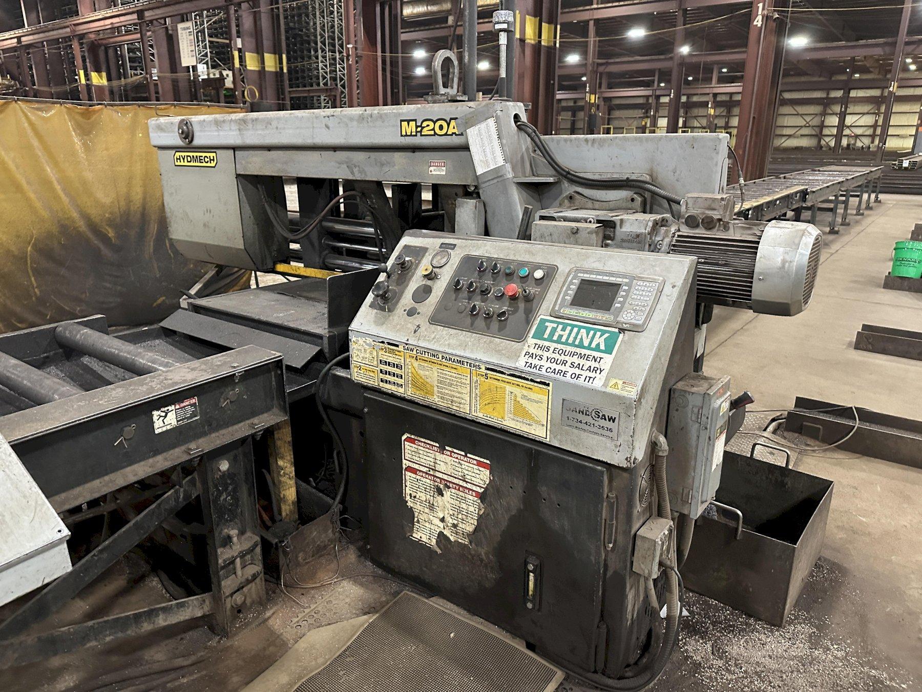 2002 HYD-MECH MODEL #M-20A HORIZONTAL BANDSAW: STOCK #22365