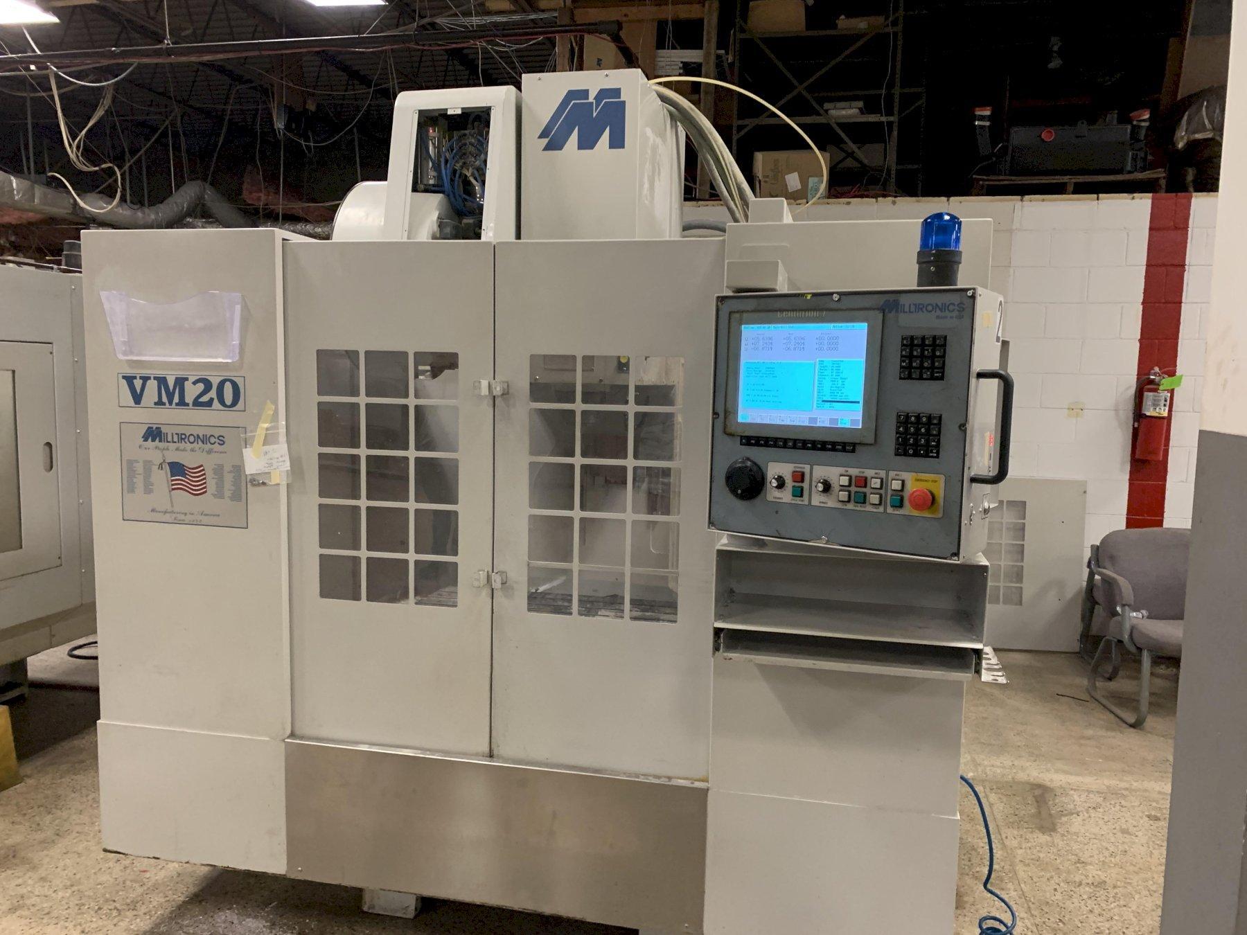 Milltronincs Model VM20 CNC Vertical Machining Center, S/N 9229. | AMC